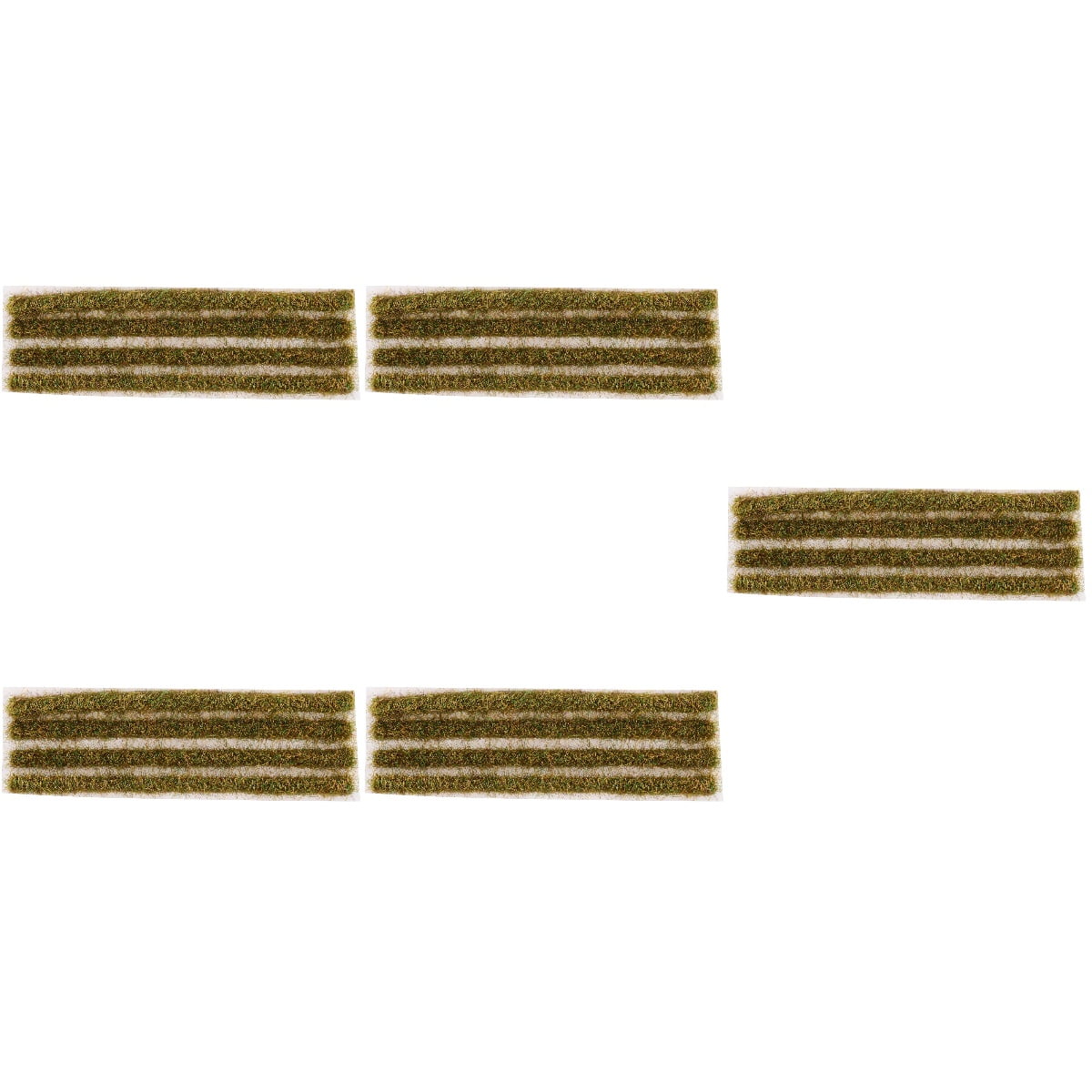 Raindrops 5 Sets Static Plastic Rice Field Grass Model Miniature Rice ...