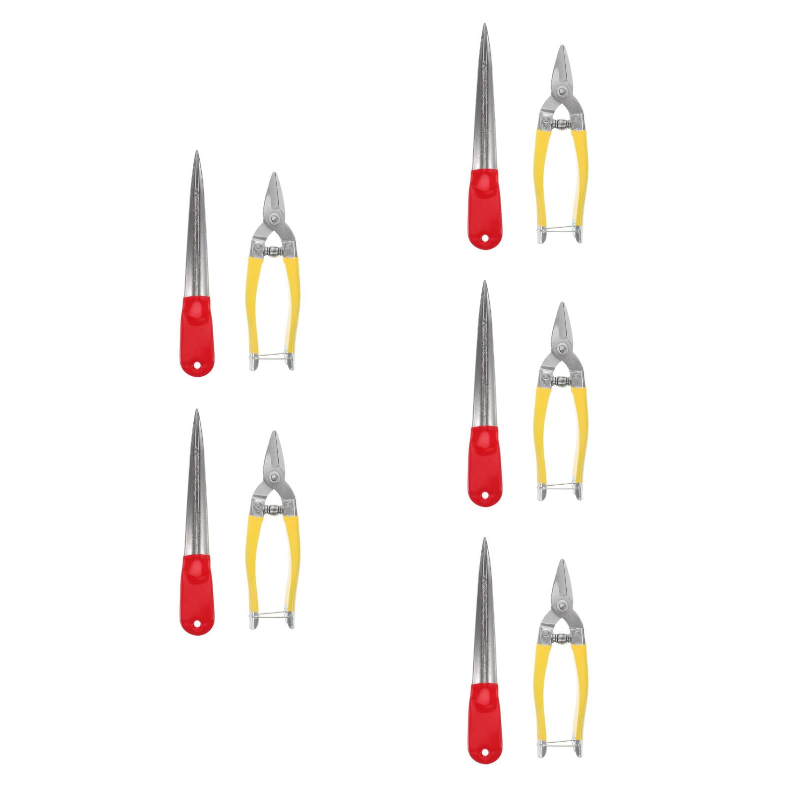 Raindrops 5 Sets Wicker Weaving Tool Nonslip Rattan Knitting Tools ...