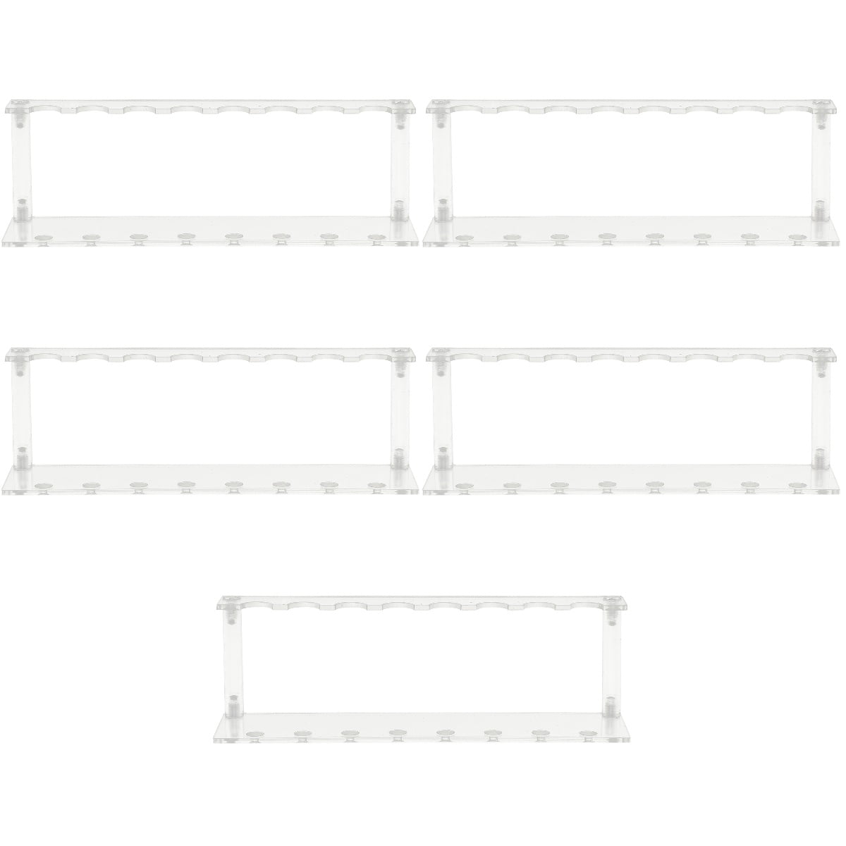 Raindrops 5 Sets of Acrylic Pen Holder Display Stand Pencil Brush ...