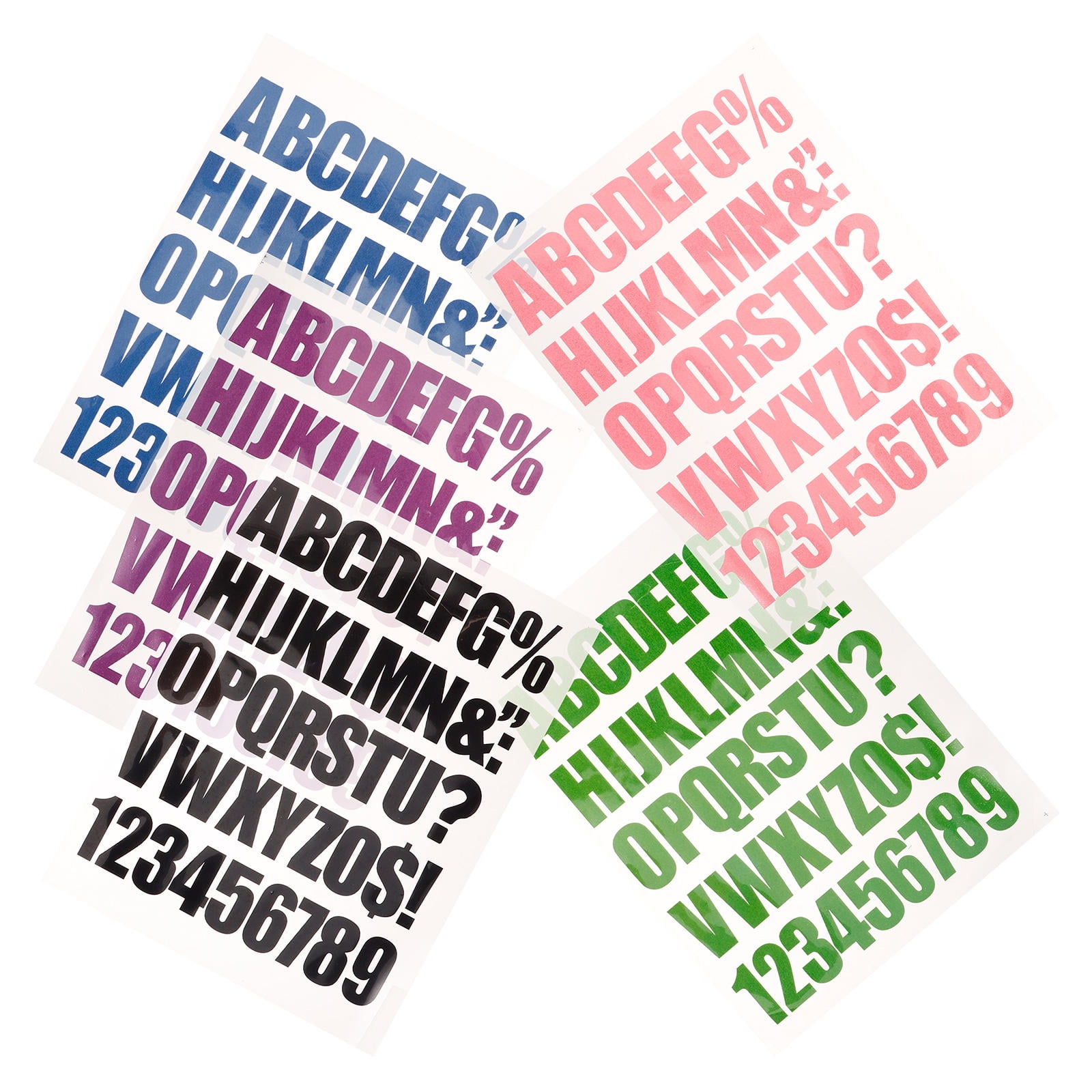 Raindrops 5 Sheets Letter Patch Patches for Clothes Alphanumeric Stickers - Walmart.com