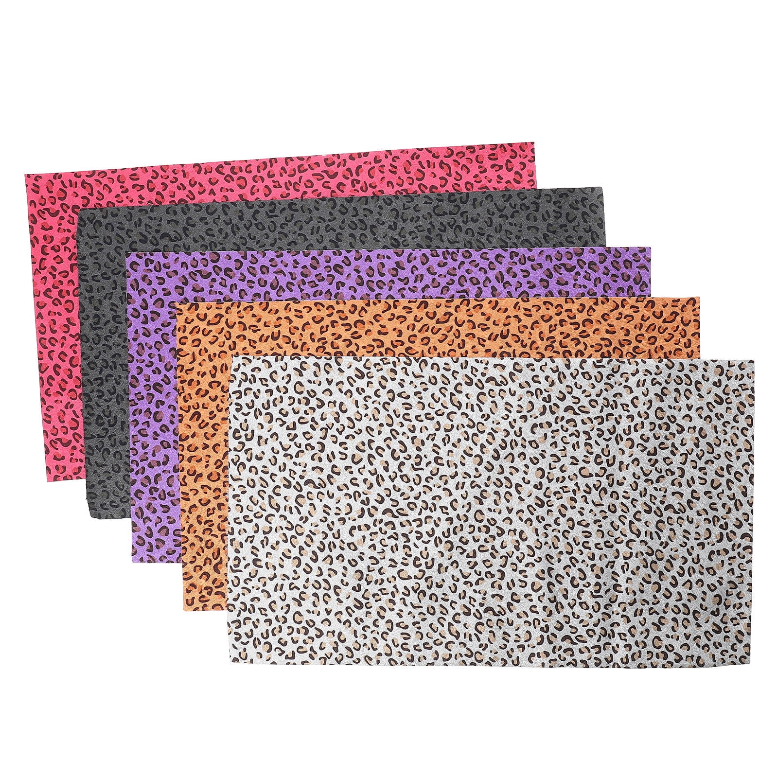 Raindrops Leopard Sheets Decorative Faux Leather Sheets Leopard Pattern ...