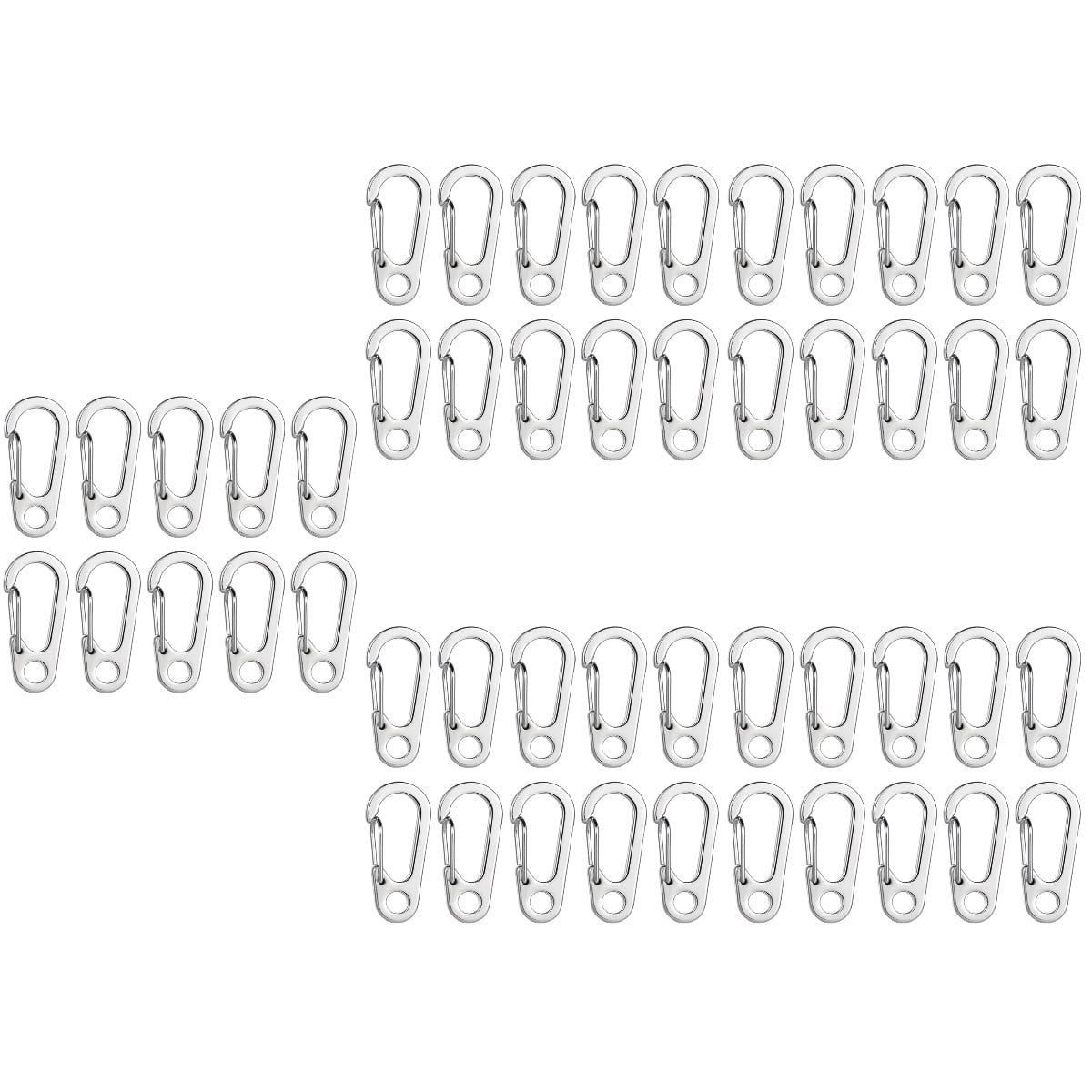 Raindrops 50 Pcs D Shaped Climbing Buckles Multifunctional Backpack ...