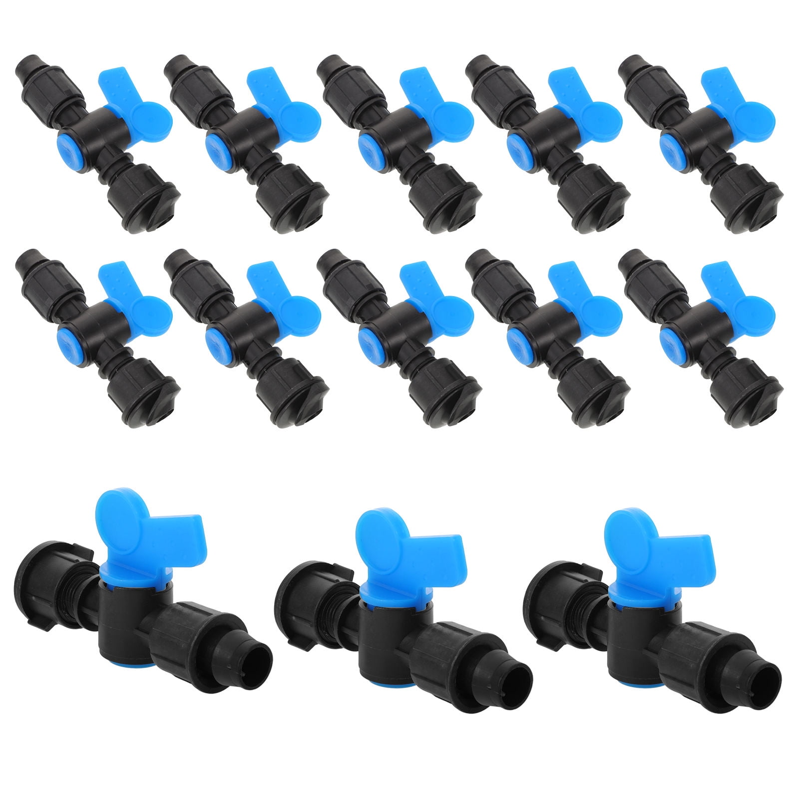 Raindrops 50 Pcs Dropper Hose Connector Drip Irrigation Fitting Plants ...