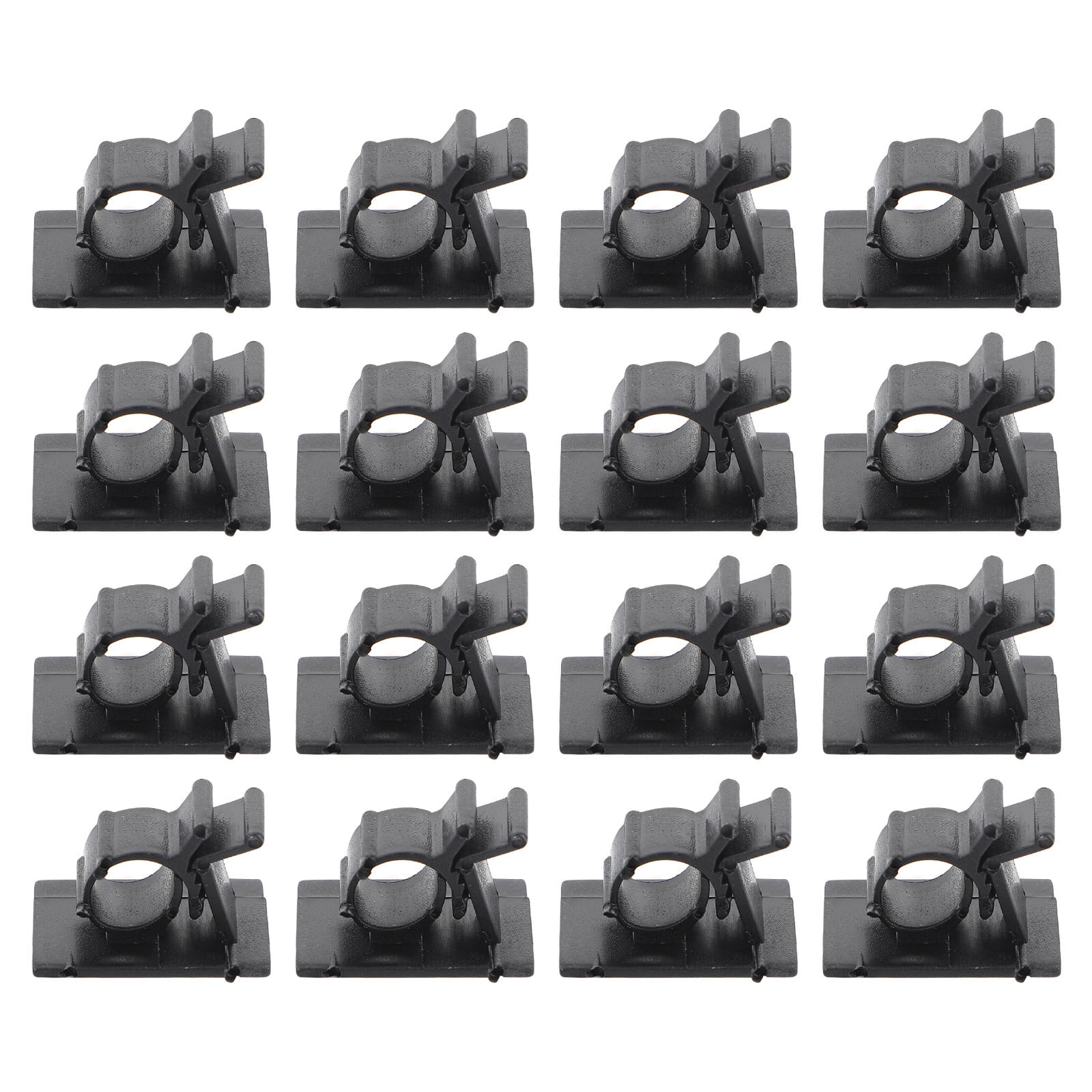 Raindrops 50pcs Adhesive Cable Management Clamps Adjustable Wire Fixing ...
