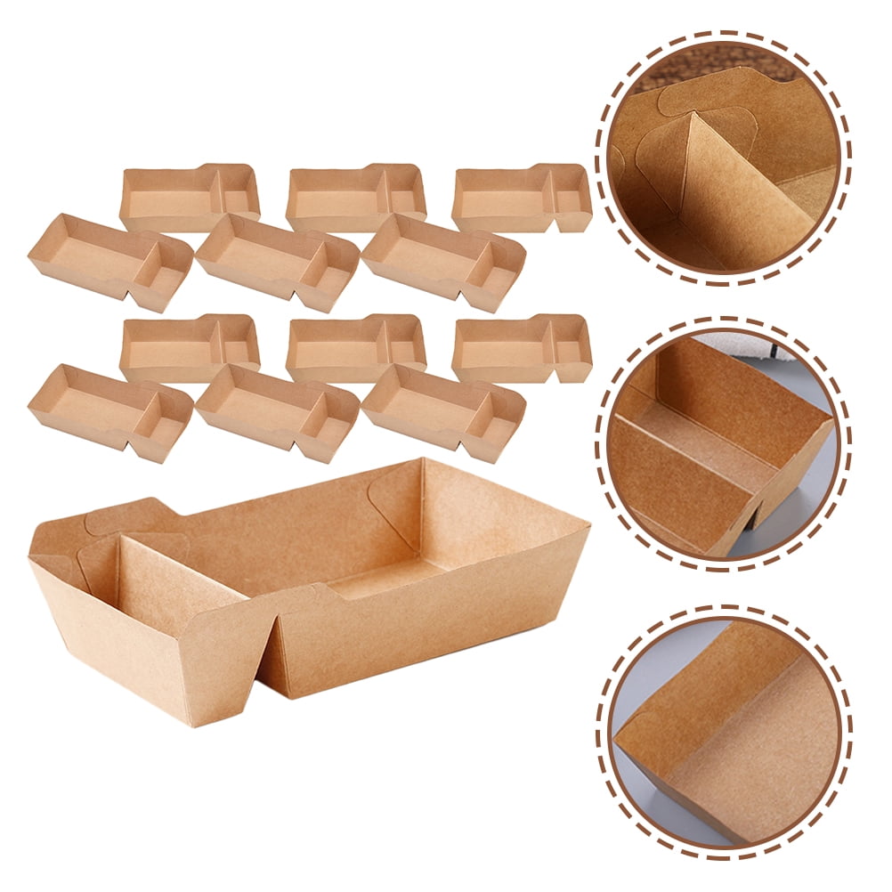 Raindrops Paper Box for French Fries Thickened Paper with Upright ...