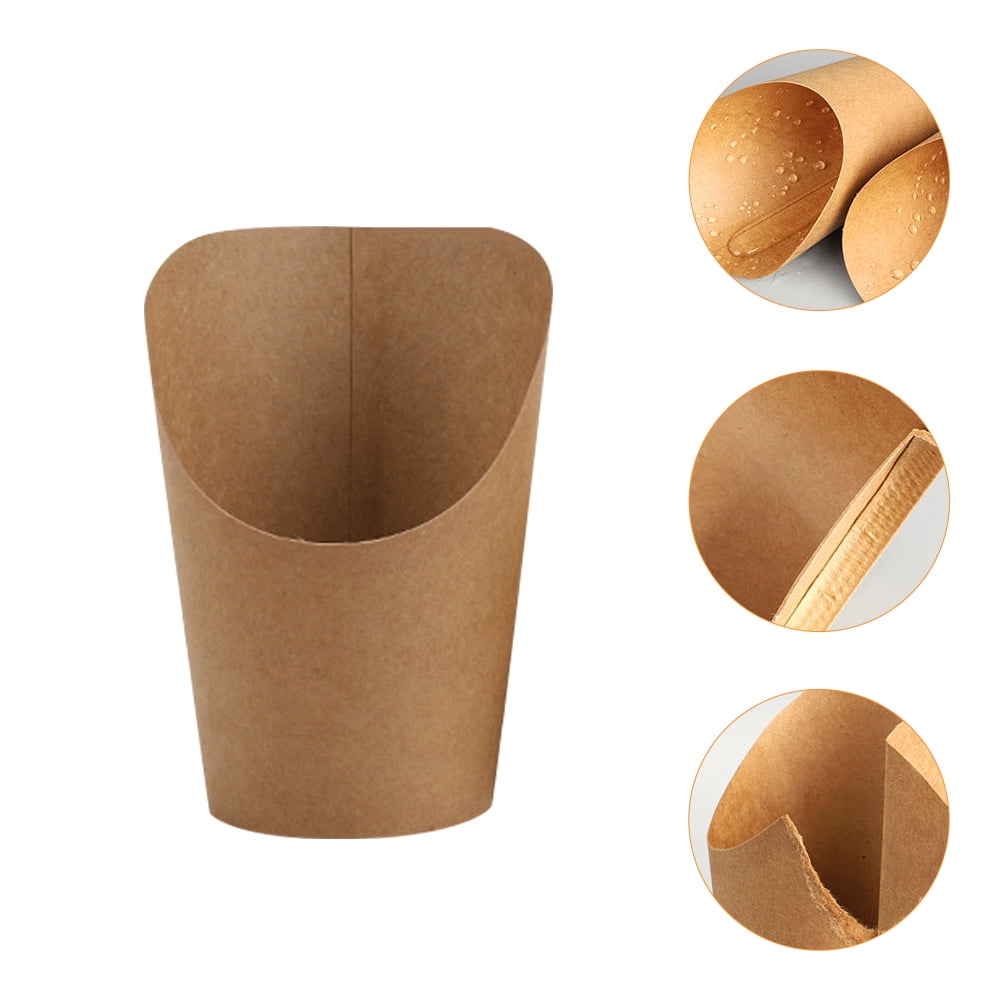 Raindrops 50 Pcs French Fry Containers Holders Fries Paper Cones ...