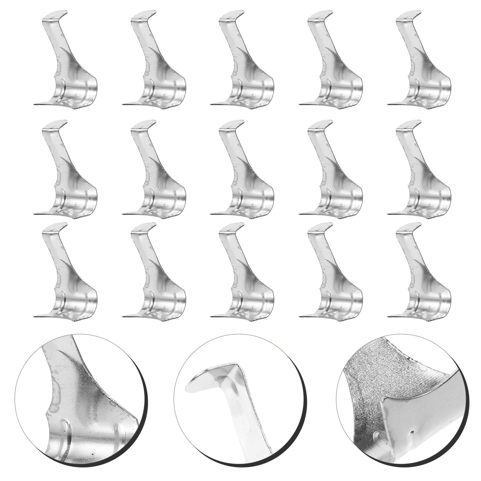 Raindrops 50 Pcs Metal Picture Rail Hook Garage Storage Utility Hooks ...