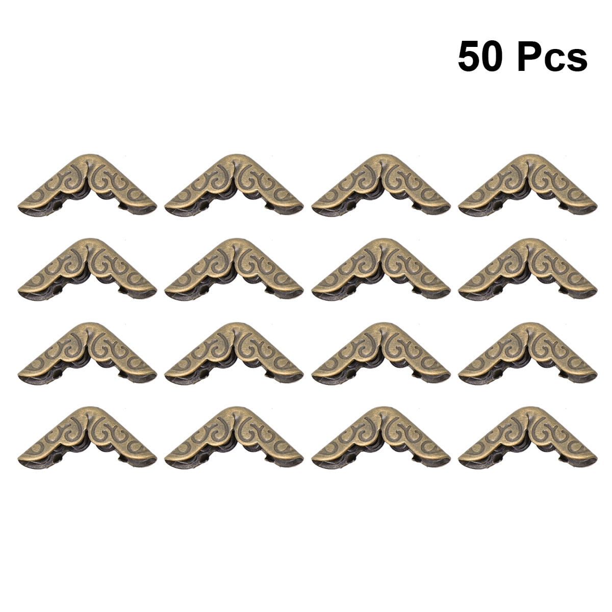 Raindrops 50 Pcs Press Notebook Corner Protector Folder Protectors 2 ...