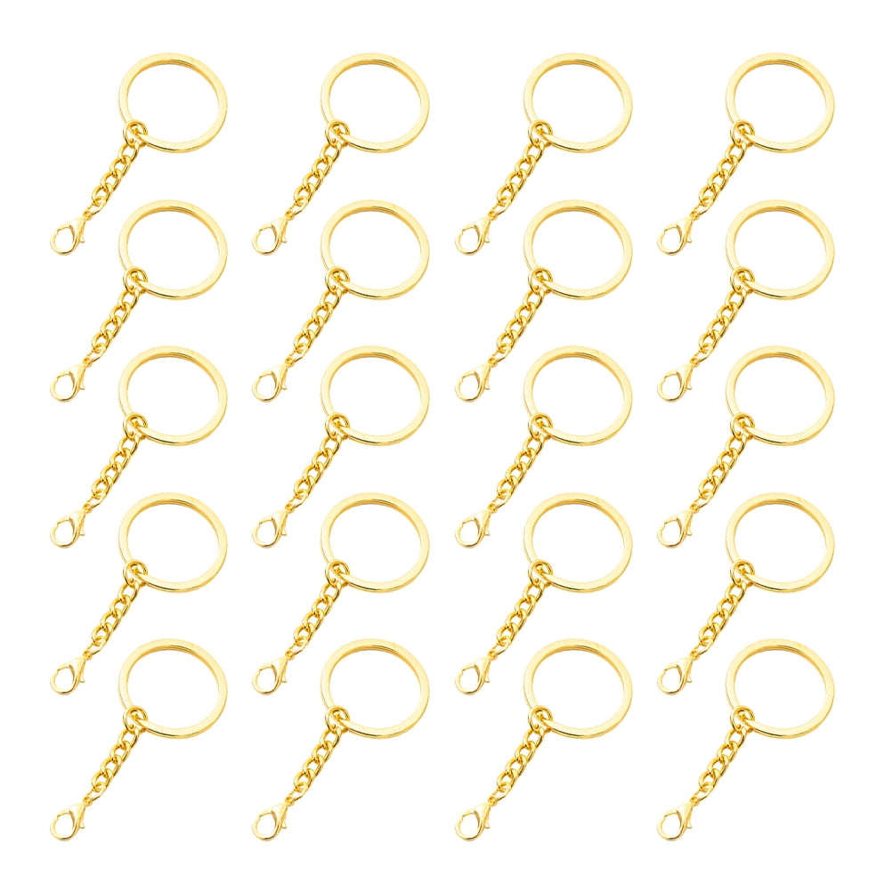 Raindrops 50 Pcs Ring Clasps Key Keychain Hardware Home Car Keychains ...