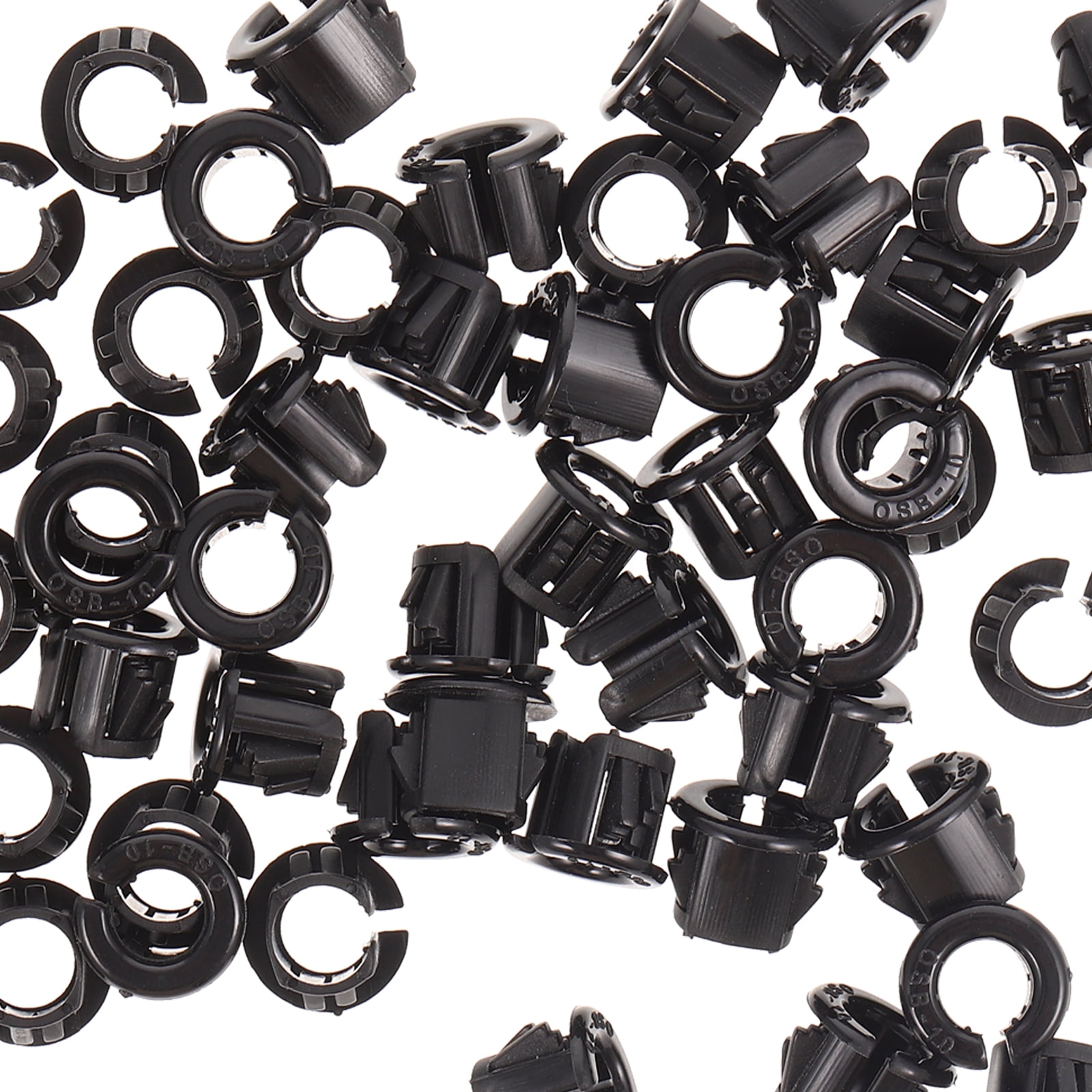 Raindrops 50 Pcs Split Grommet Round Snap Panel Cable Parts - Walmart.com