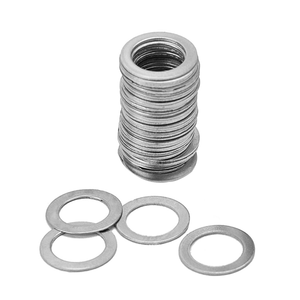 Raindrops 50 Pcs Stainless Steel Flat Machine Washer Plain Washer Inner ...