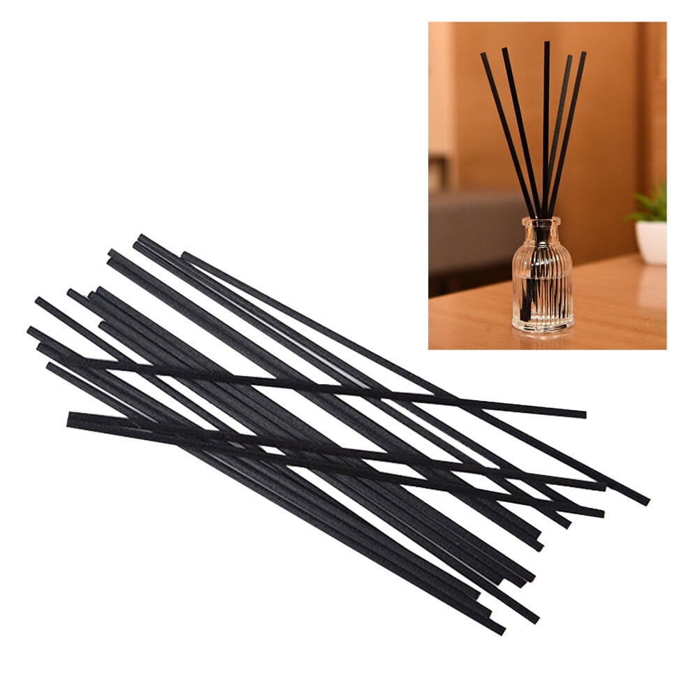 Raindrops 50 Pcs Stick Aromatherapy Simple Diffuser Rods Black Travel ...