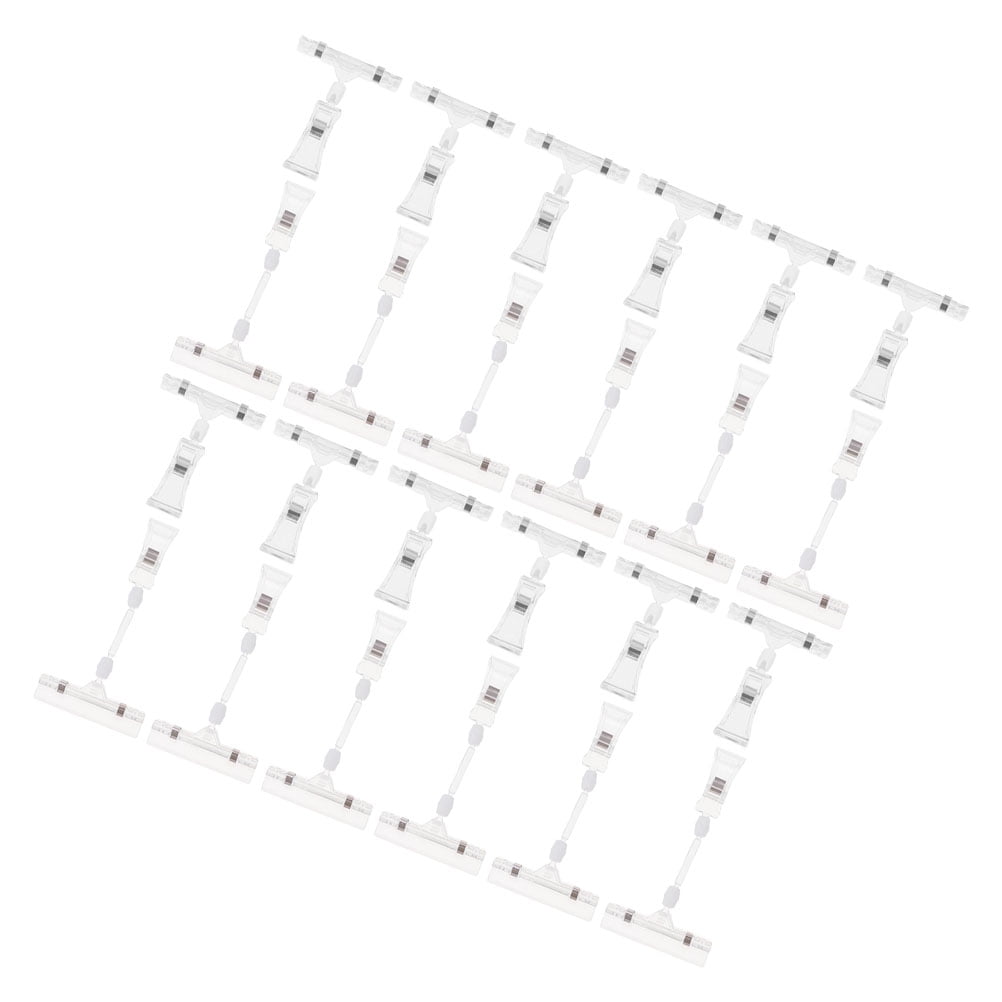 Raindrops 50 Pcs Store Price Tag Holders Mechanical Clip Fastener ...