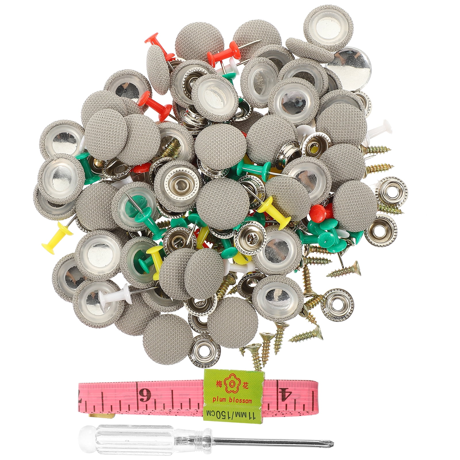 Raindrops 50 Sets Clip Part Buckle Headliner Push Pin Screw Kit ...