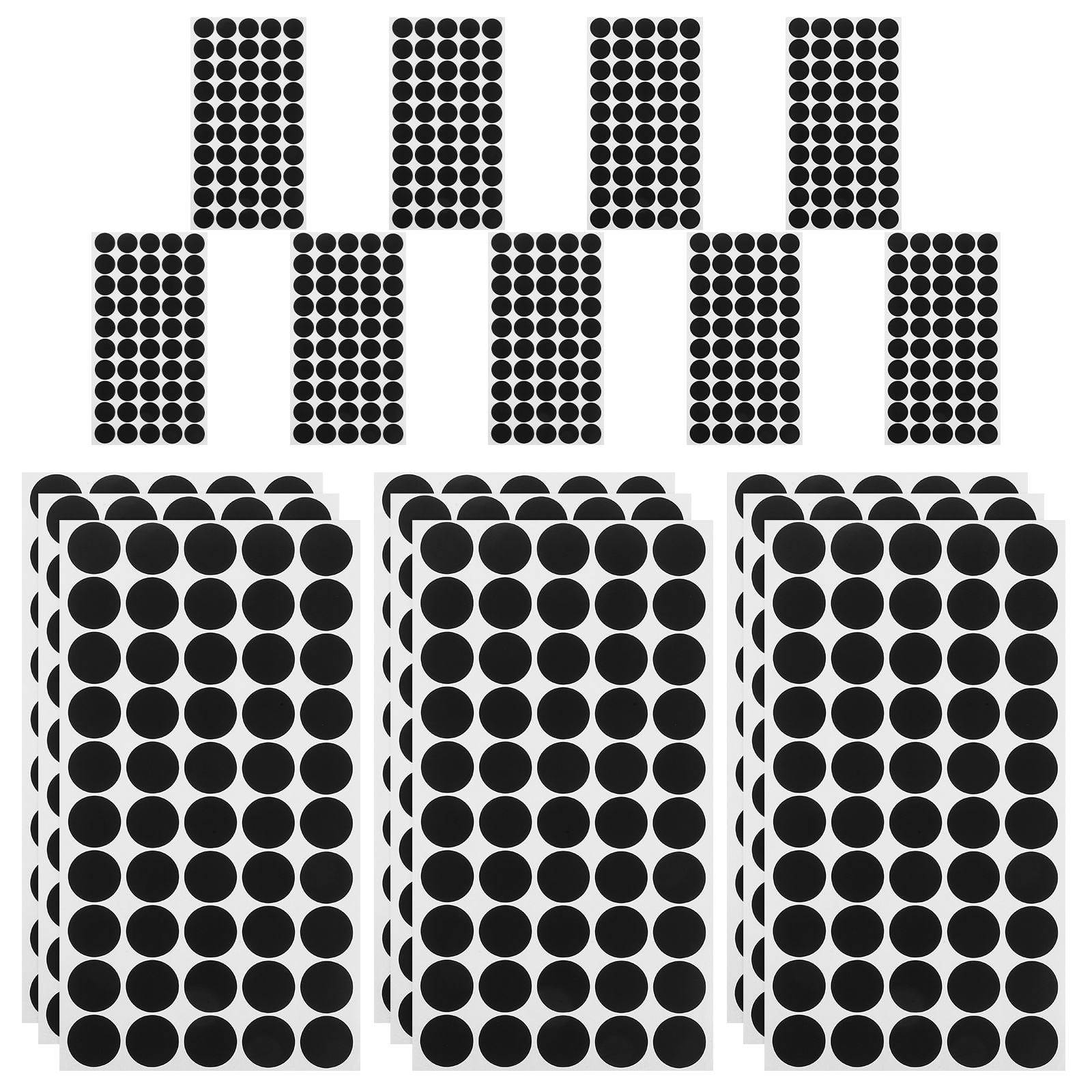 Raindrops 50 Sheets LED Light Shielding Sticker 2.00X2.00X0.10CM Black ...