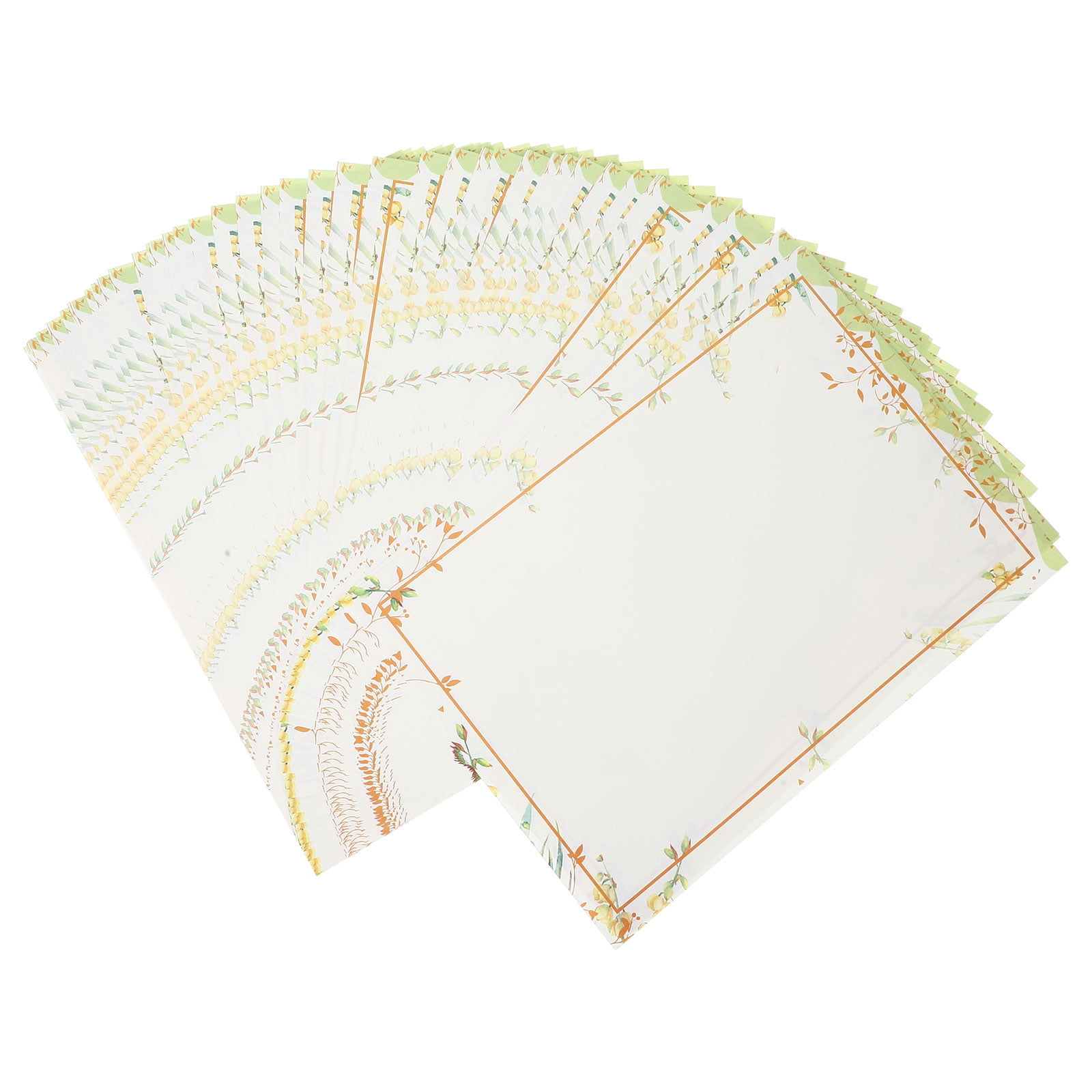 Raindrops 50 Sheets Vintage Writing Paper Vintage Letter Paper Blank ...