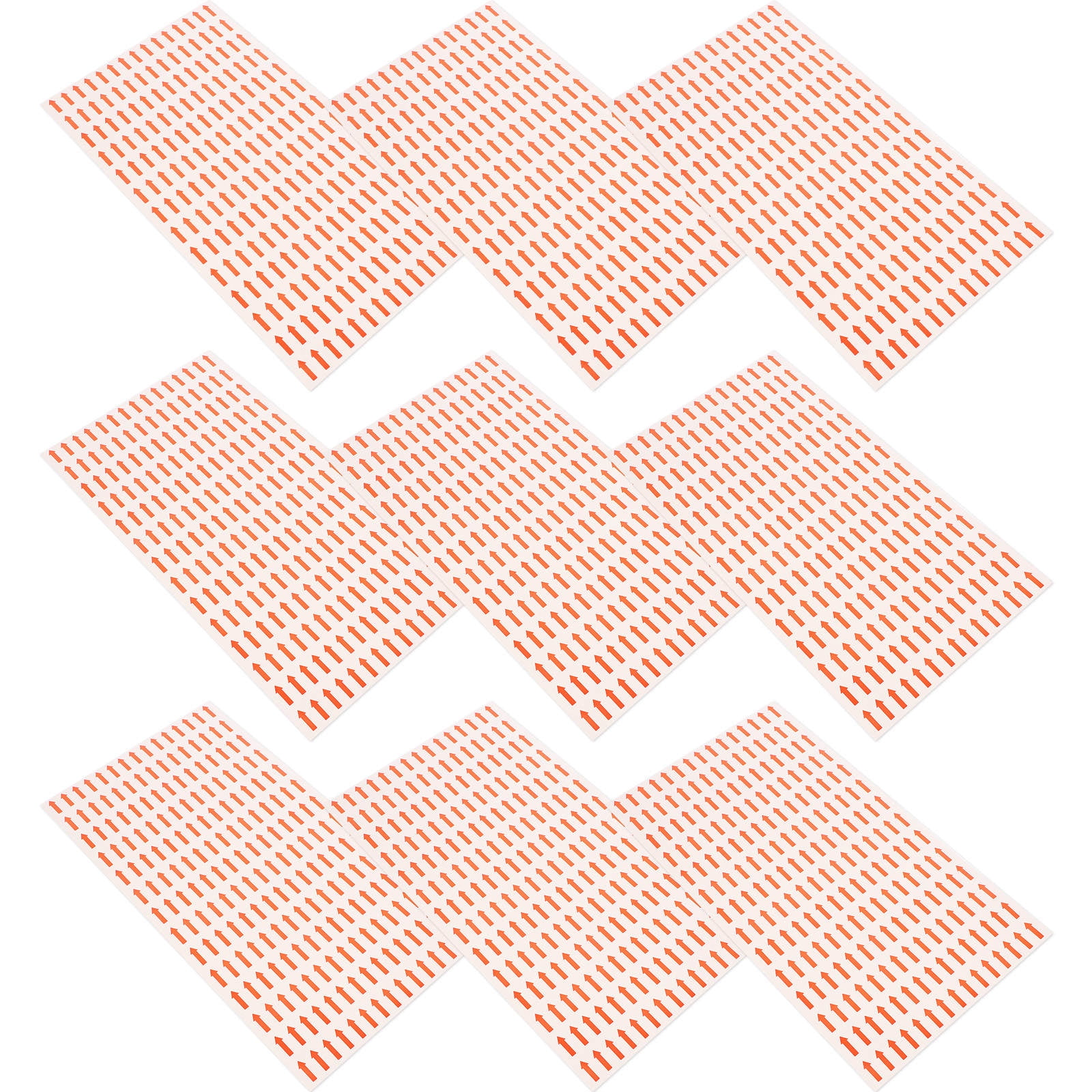 Raindrops 50 Sheets of Arrow Stickers Indicator Tags Adhesive Arrow ...