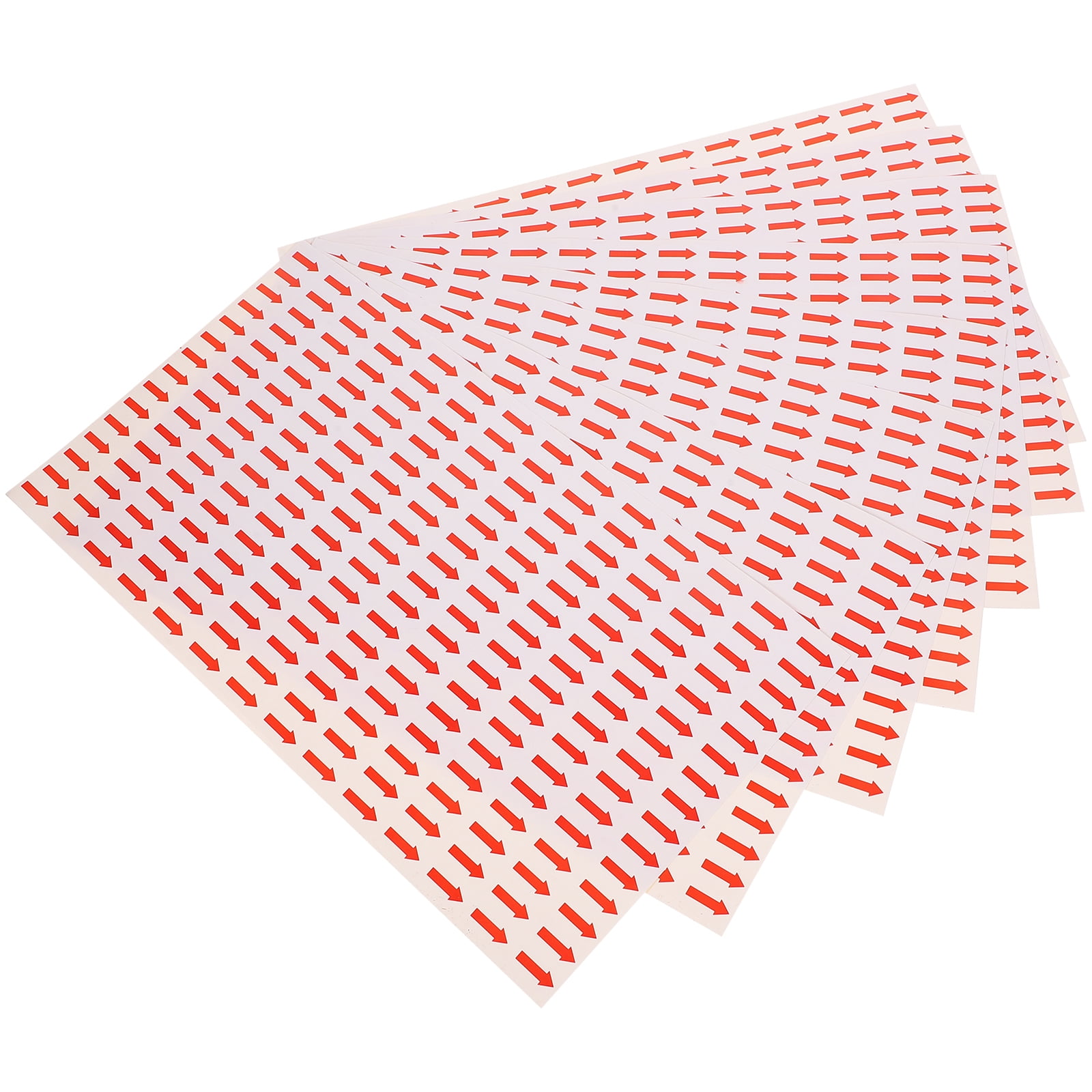 Raindrops 50 Sheets of Arrow Warning Sticker Caution Stickers Arrow ...