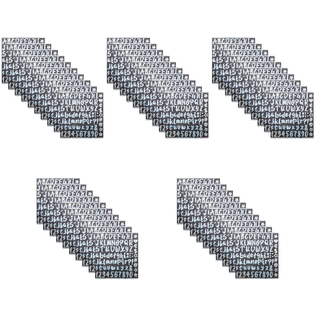 Raindrops 50 Sheets of Multi-Function Letters Stickers Decorative ...