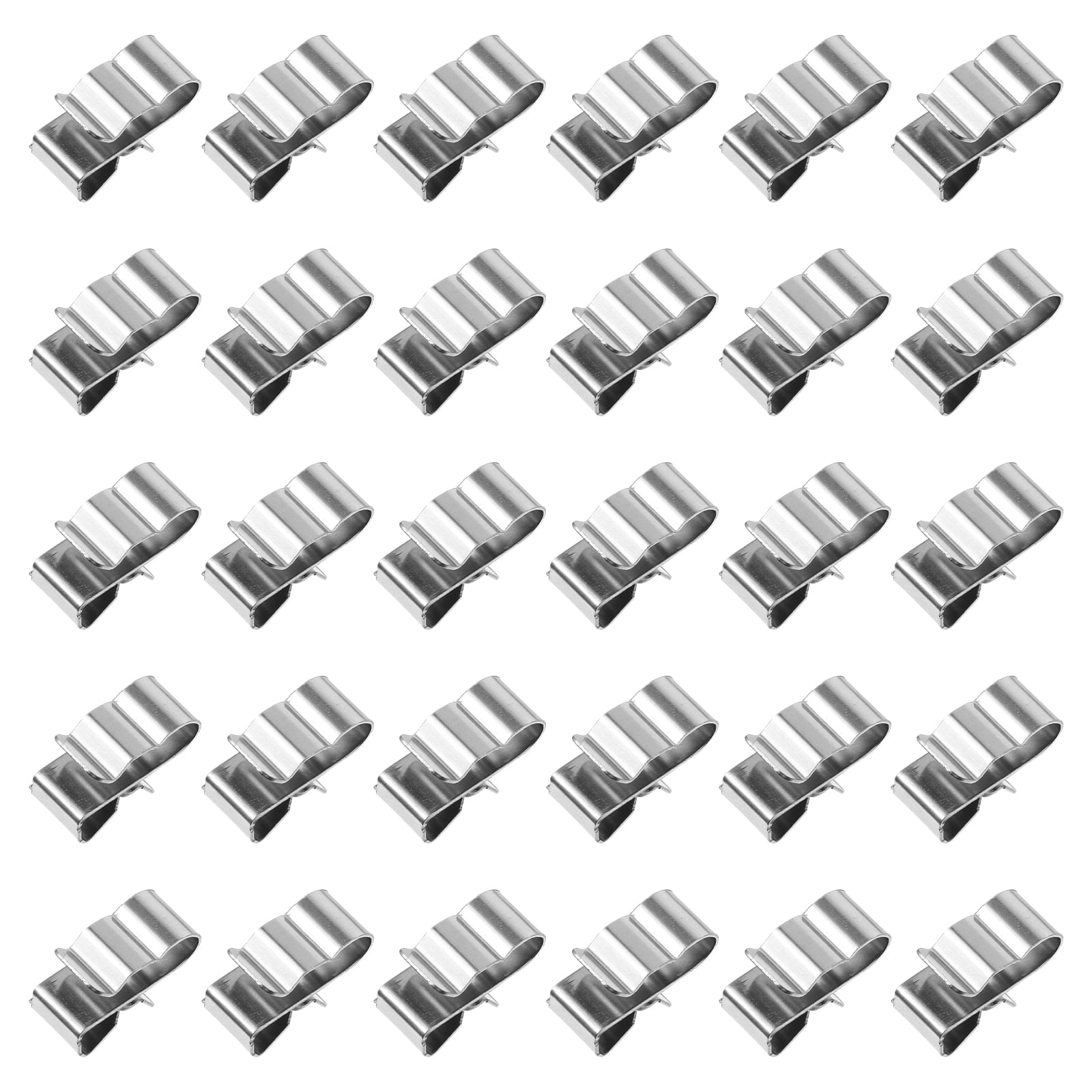 50 Pcs Stainless Steel Wire Rope Clips Solar Power Cable Clips Trailer ...