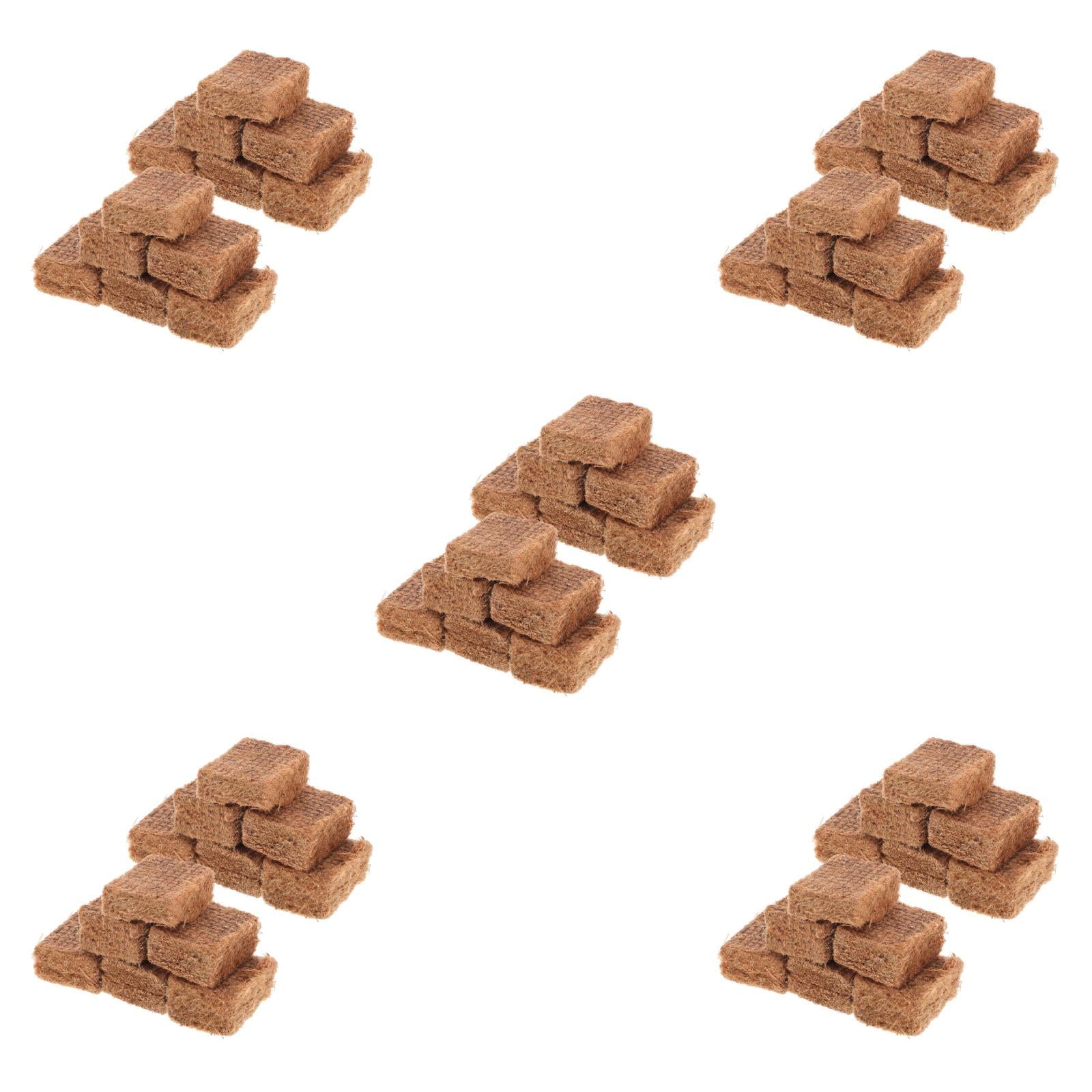 Raindrops 50 pcs Charcoal Starter Cubes for Outdoor BBQ Fireplace and ...