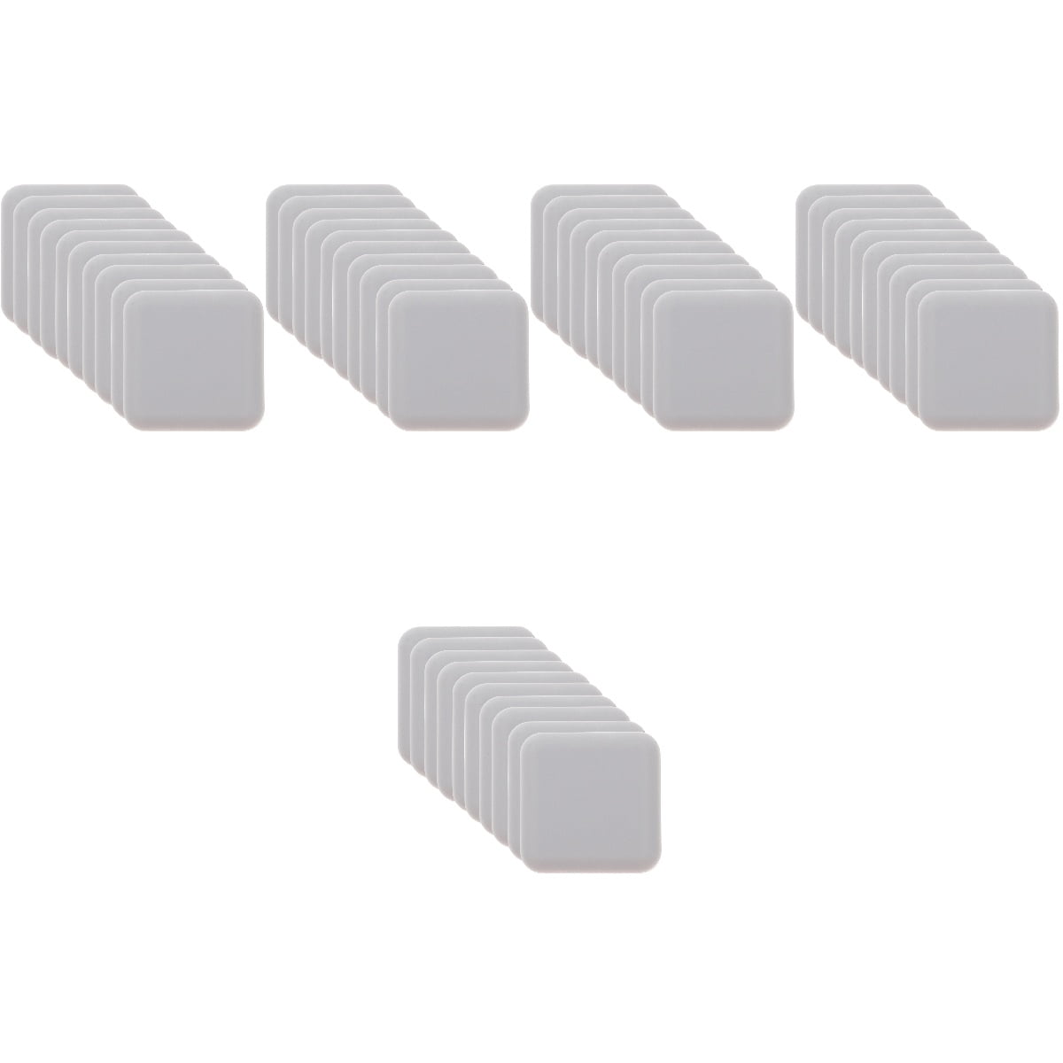 Raindrops 50 pcs Door Bumper Adhesive Door Stop Wall Protector Silicone ...