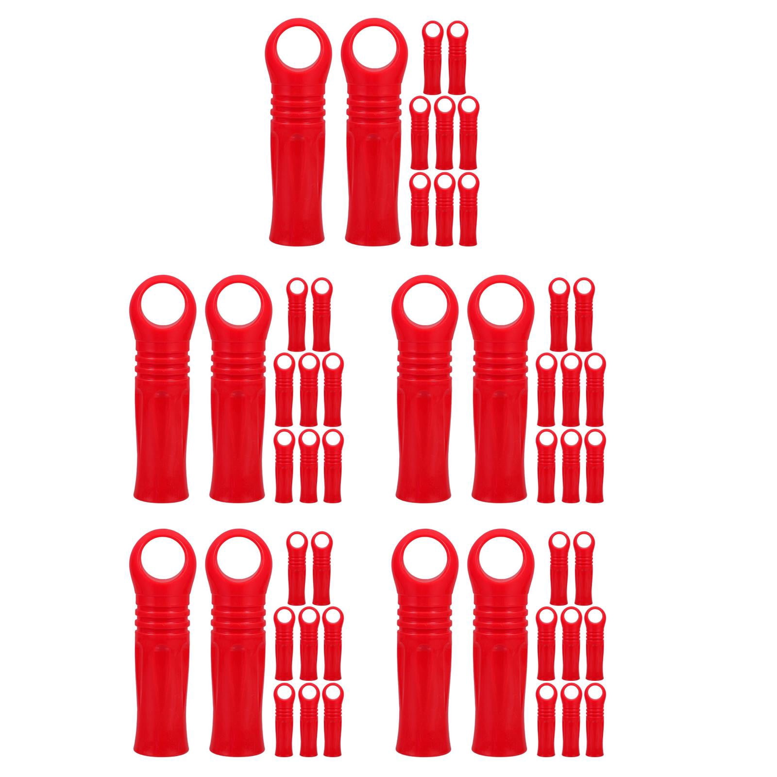 Raindrops Red Plastic Mop Handle End Cap Stylish Appearance Easy to ...