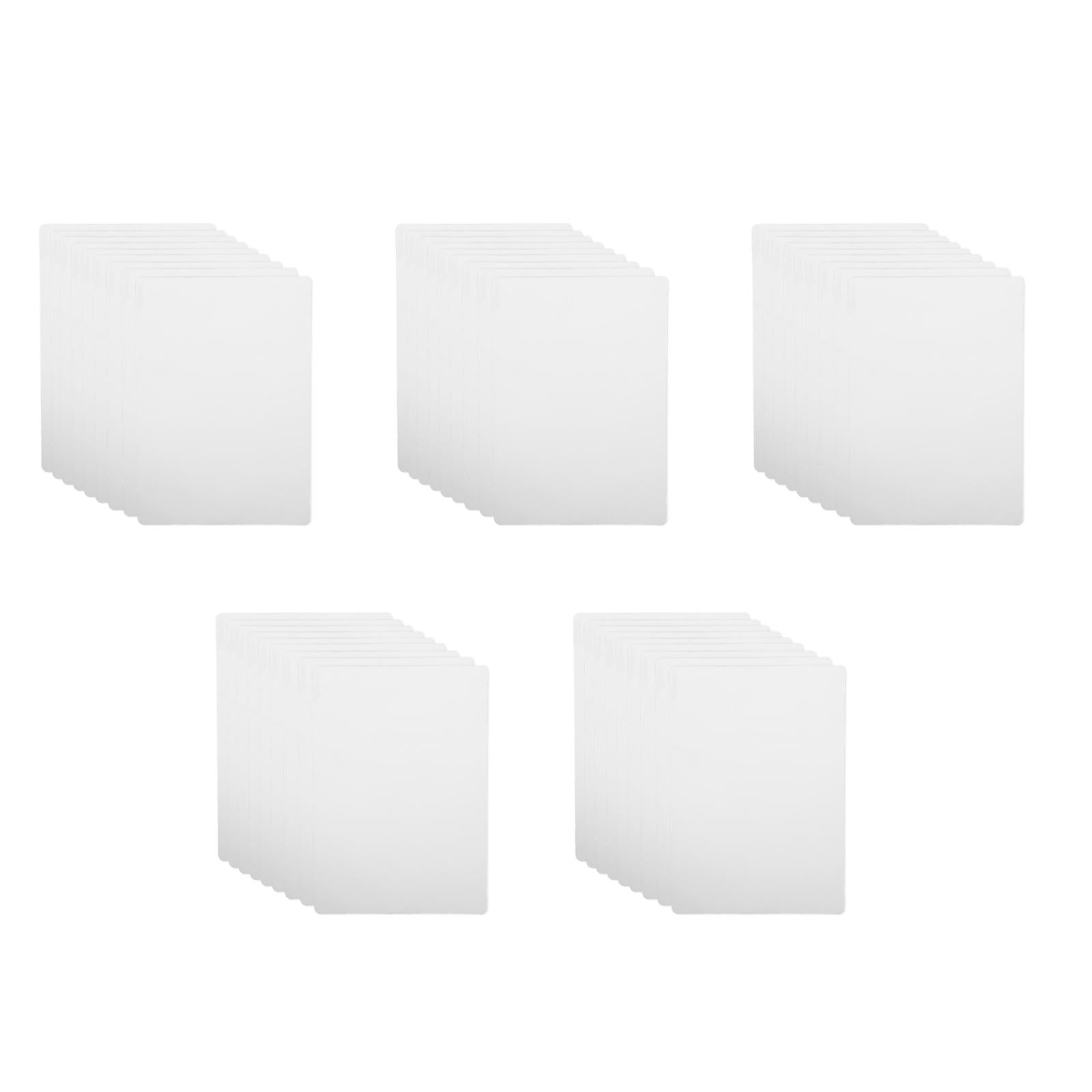 Raindrops 50 pcs Translucent Plastic Stencil Sheets Crafts Clear ...