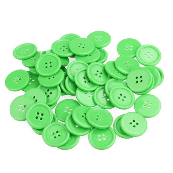 Raindrops 50 Pcs Round Resin Sewing Buttons for Crafts, Projects ...