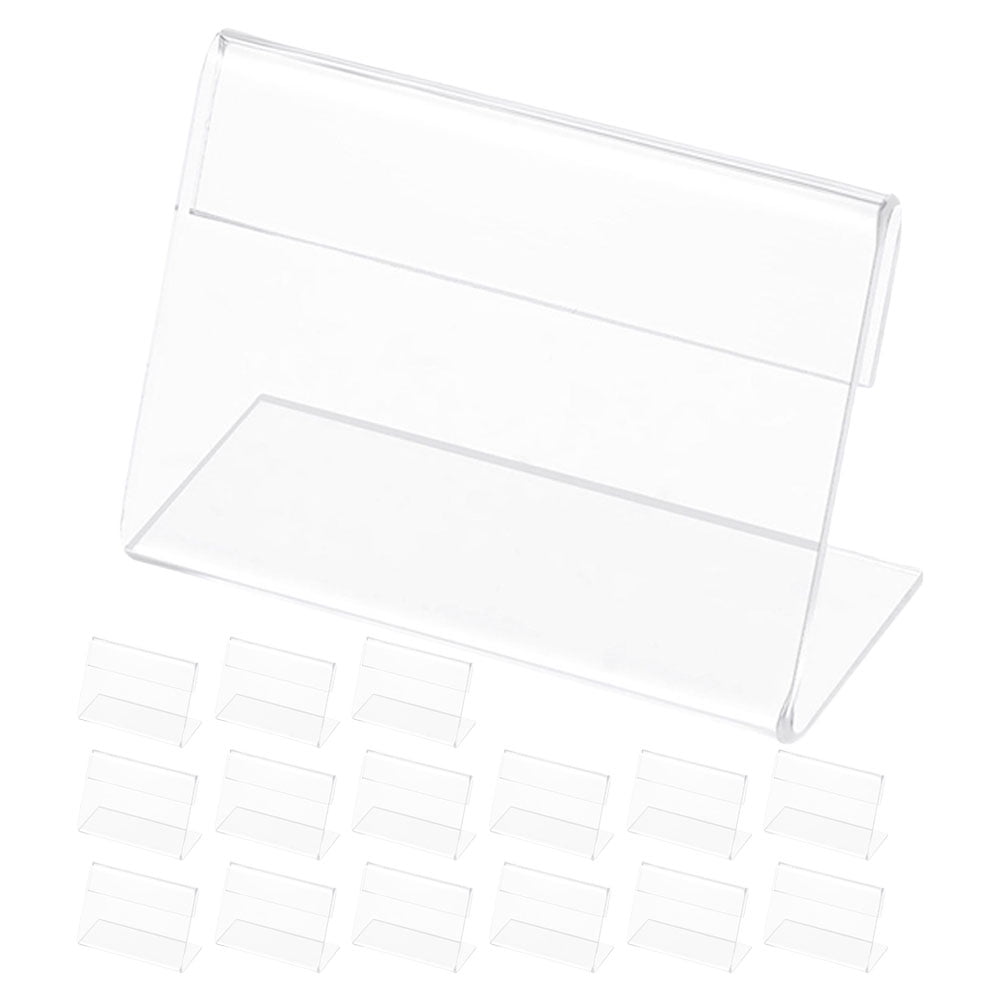 Raindrops 50Pack Small Acrylic Sign Holder Display Stand Information ...