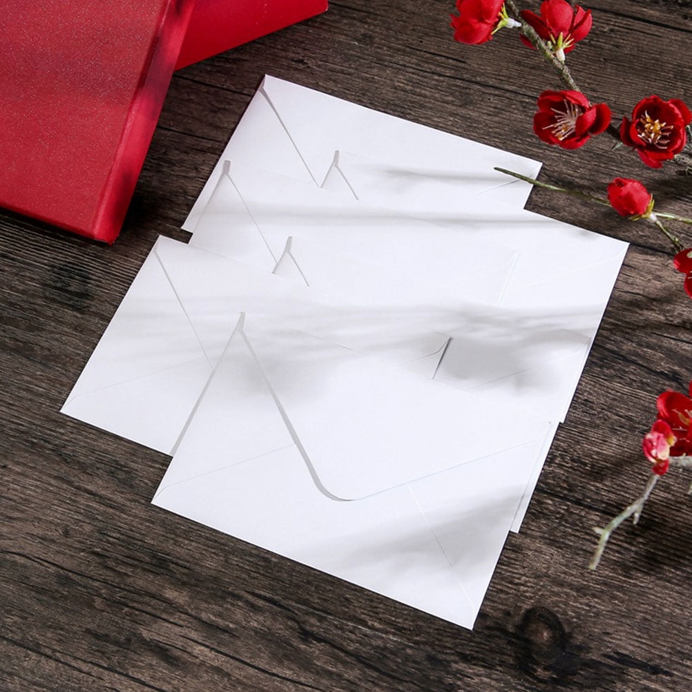 Raindrops 50PCS White Envelopes Greeting Cards Envelopes Bookmarks ...
