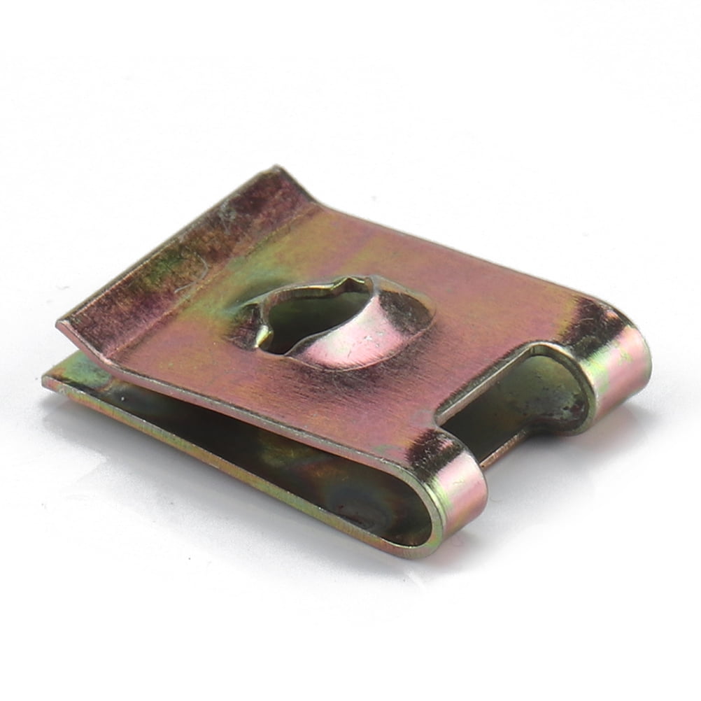 Raindrops 50Pcs Manganese Steel U Shape Clip Nut for Panel Fastener 1 ...