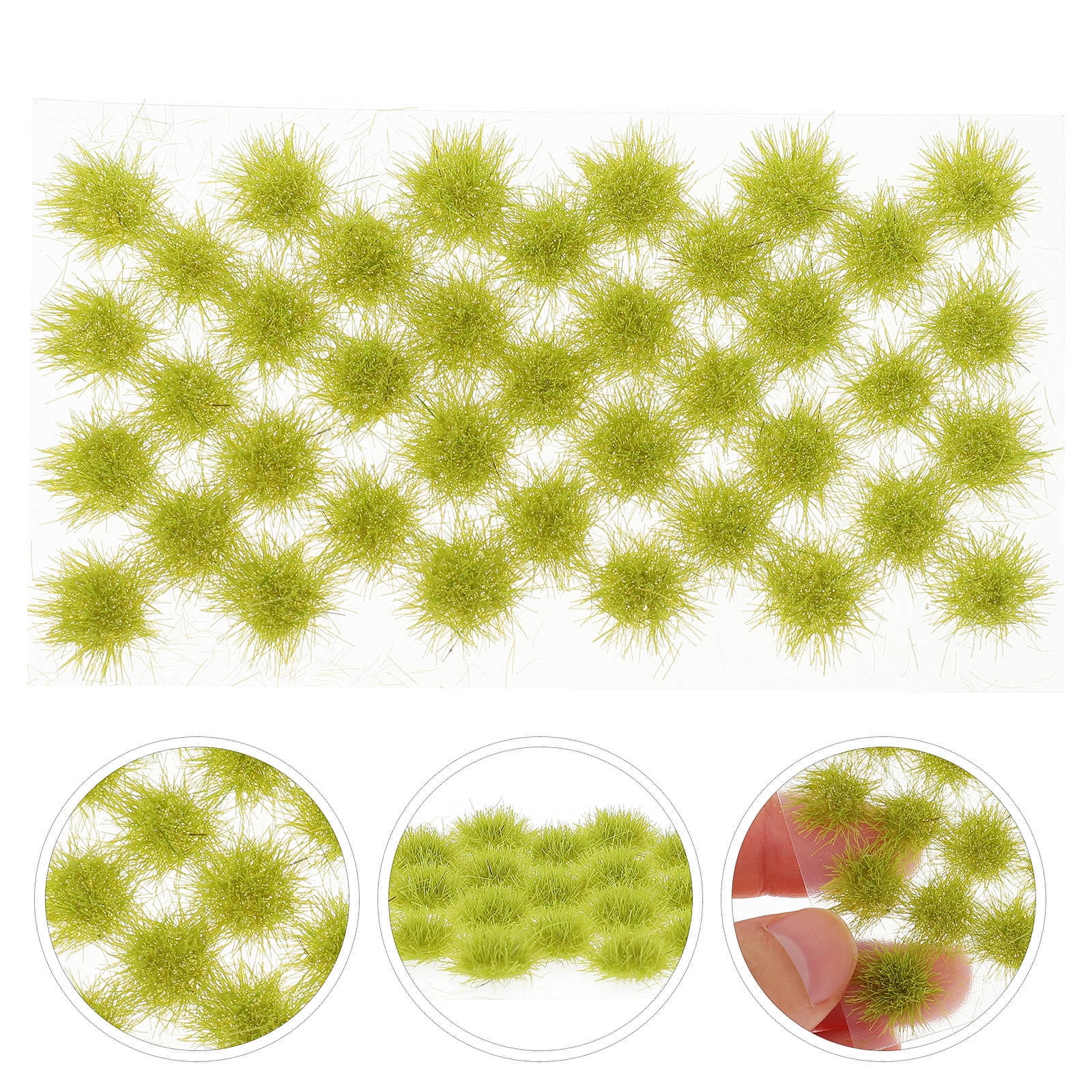 Raindrops 50Pcs Miniature Grass Cluster Simulated Grass Resin For Micro ...