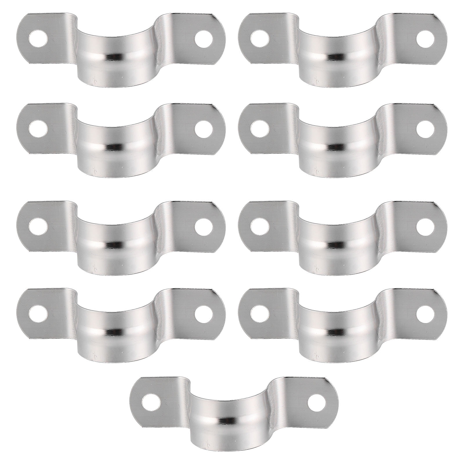 Raindrops 50Pcs Rigid Pipe Clamp Carbon Steel Tube Straps for Power ...