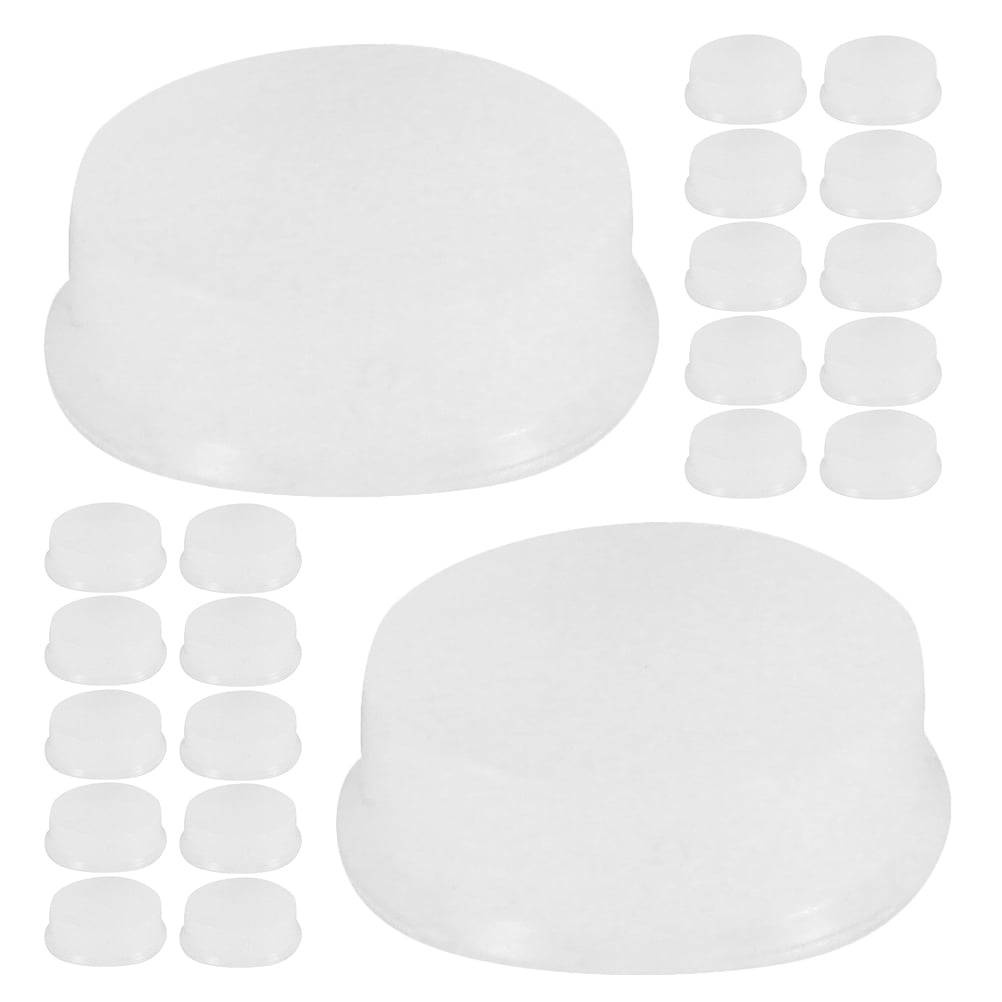 Raindrops Silicone Flute Hole Plugs 50PCS Transparent Round Plugs for ...