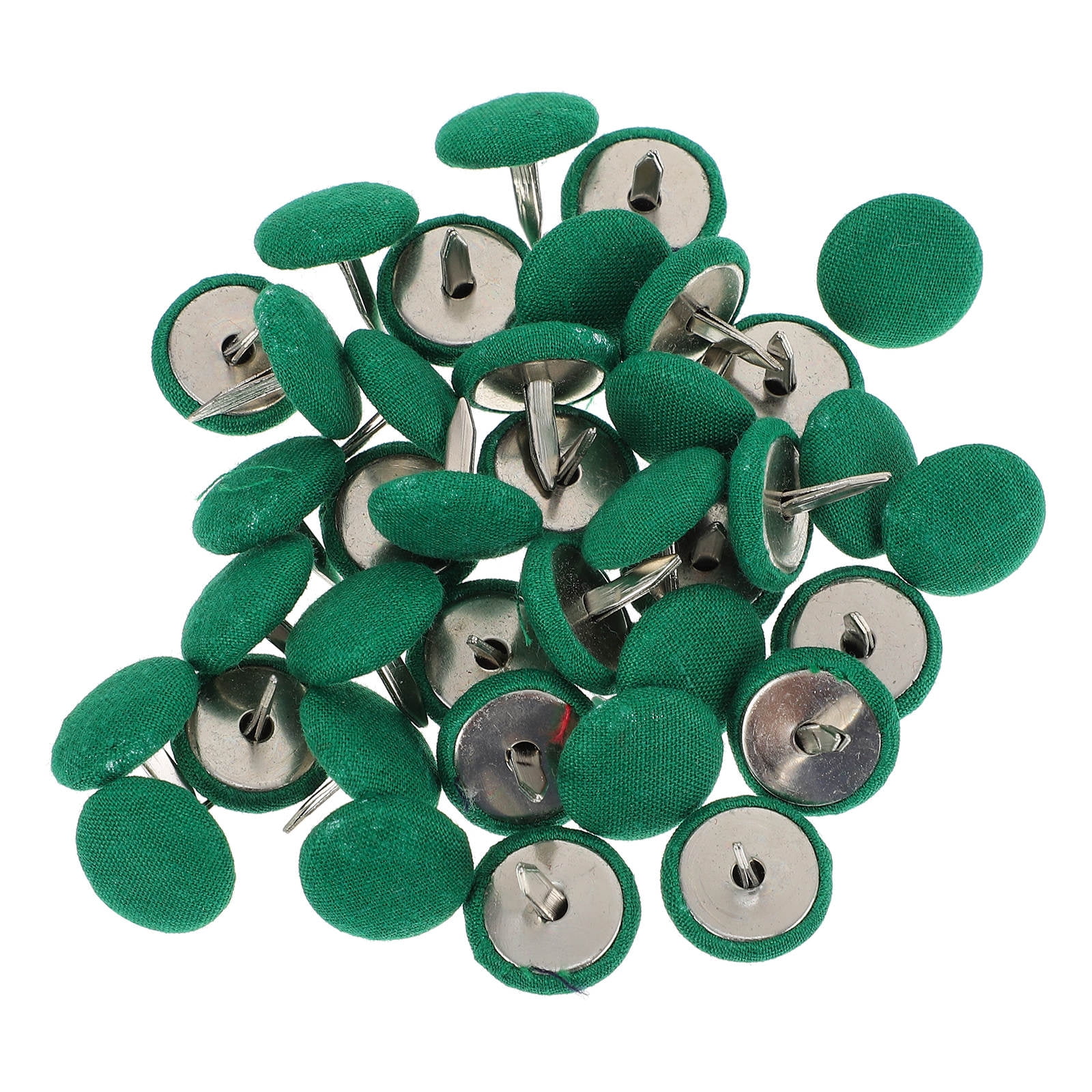 Raindrops DIY Double-Legged Studs Green Cloth and Iron for Paper Crafts ...
