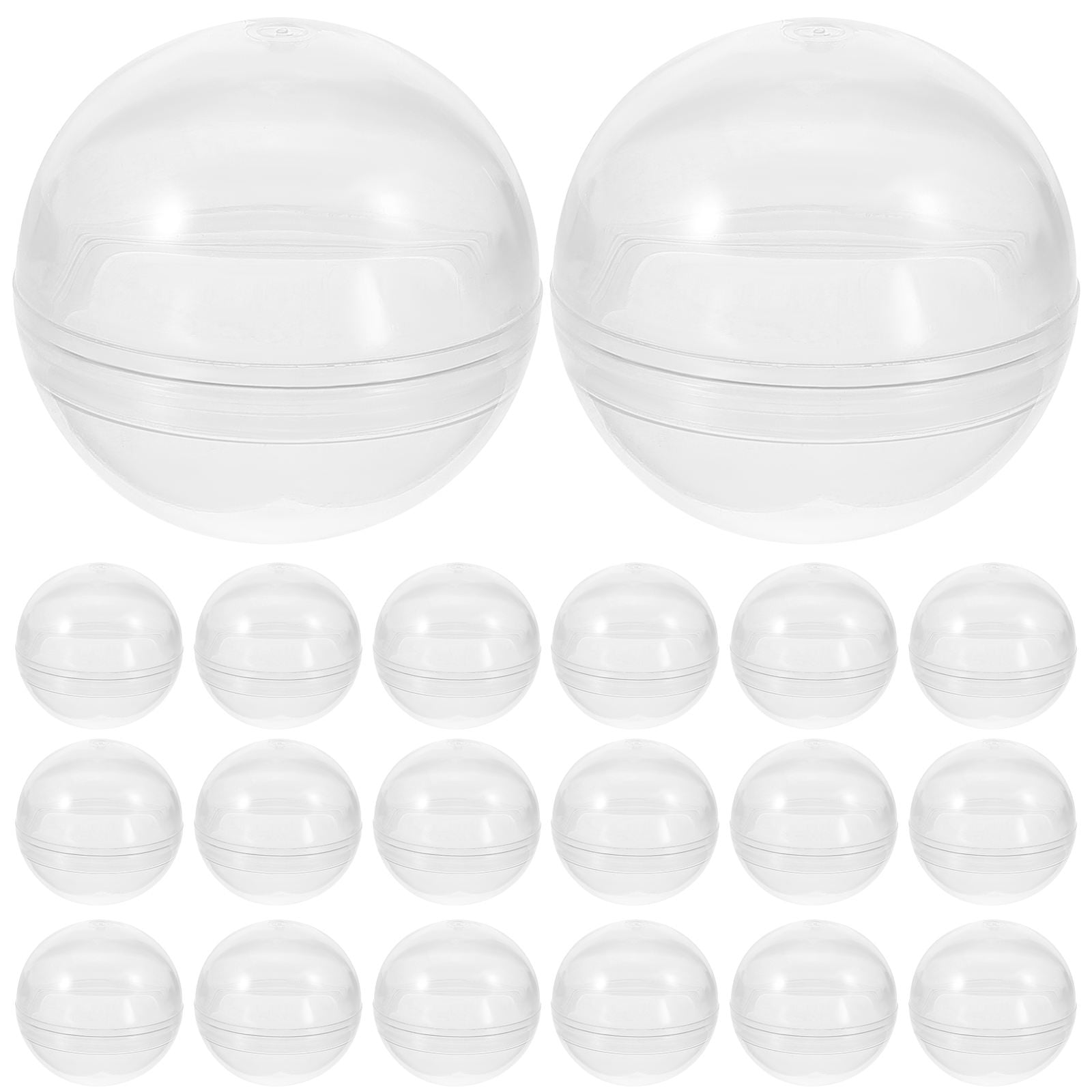 Raindrops 50Pcs Vending Machine Fillable Balls Transparent Plastic For ...
