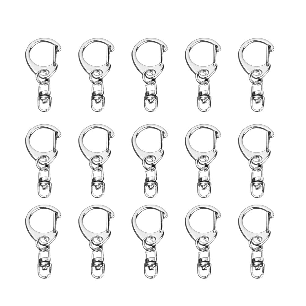 Raindrops 50 Pcs Rings Adult Keychains Stylish Keychains 4*2cm Silver ...