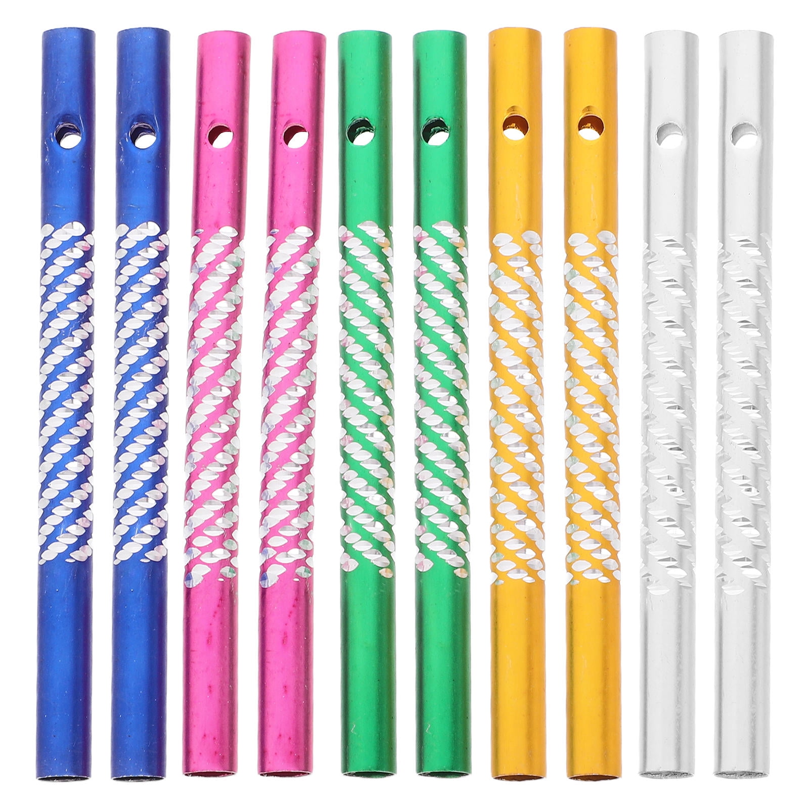 Raindrops 50-Piece Aluminum Wind Chime Tubes Kit with Assorted Colors ...