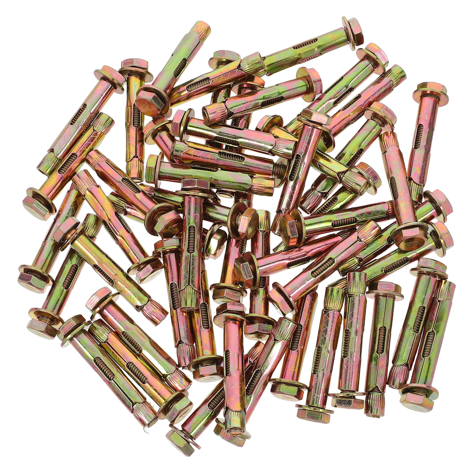 Raindrops 50pcs Hex Expansion Bolts For Concrete Heavy Duty Metal ...