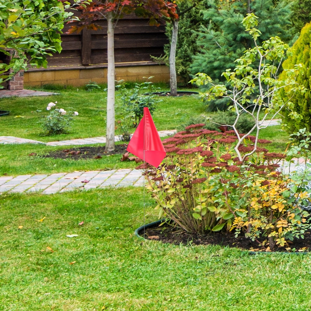 Raindrops 50pcs Lawn Marking Flags Garden Irrigation Flags for Pet ...