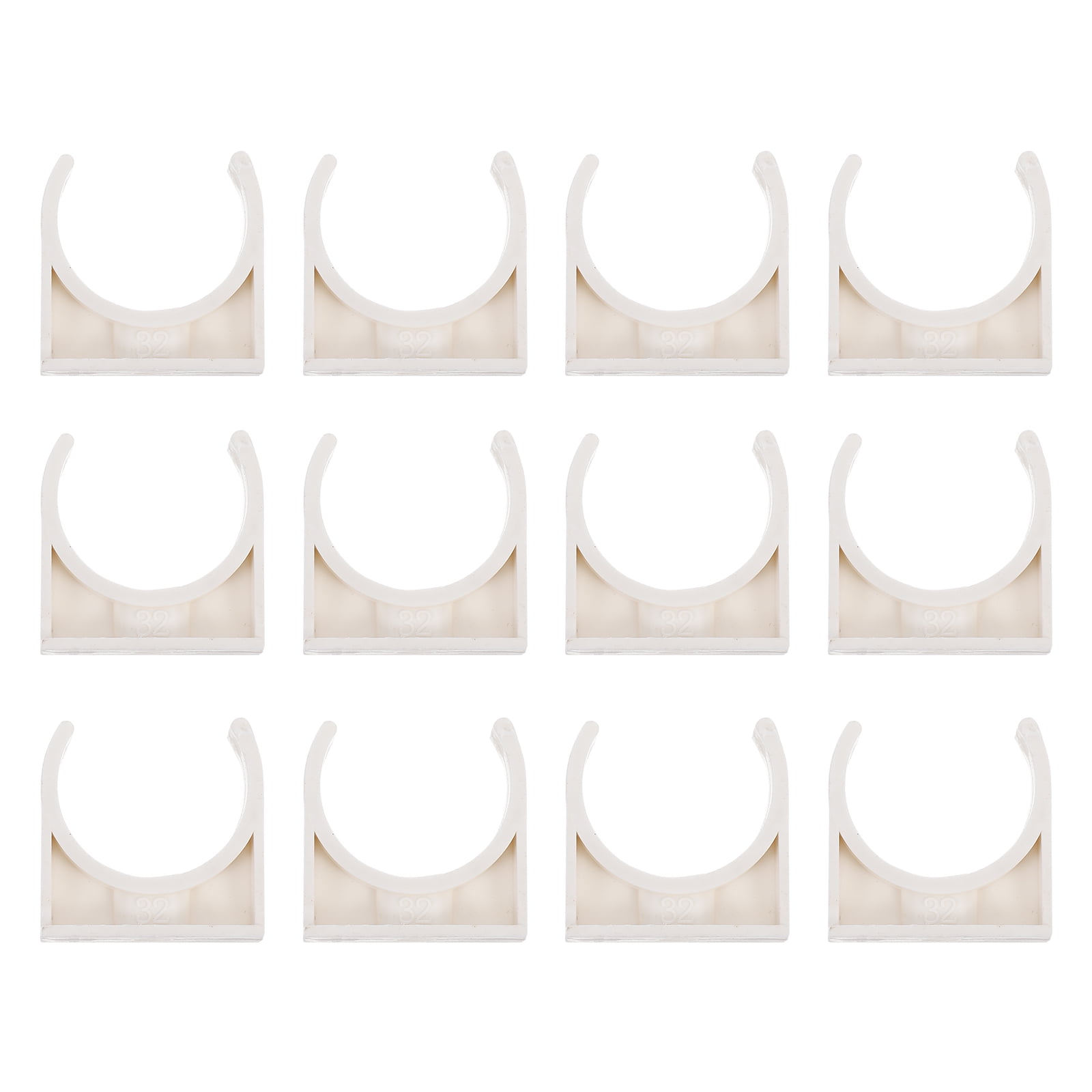 Raindrops 50pcs PVC Water Clamps Clips Tubing Hose Hanger Support U ...