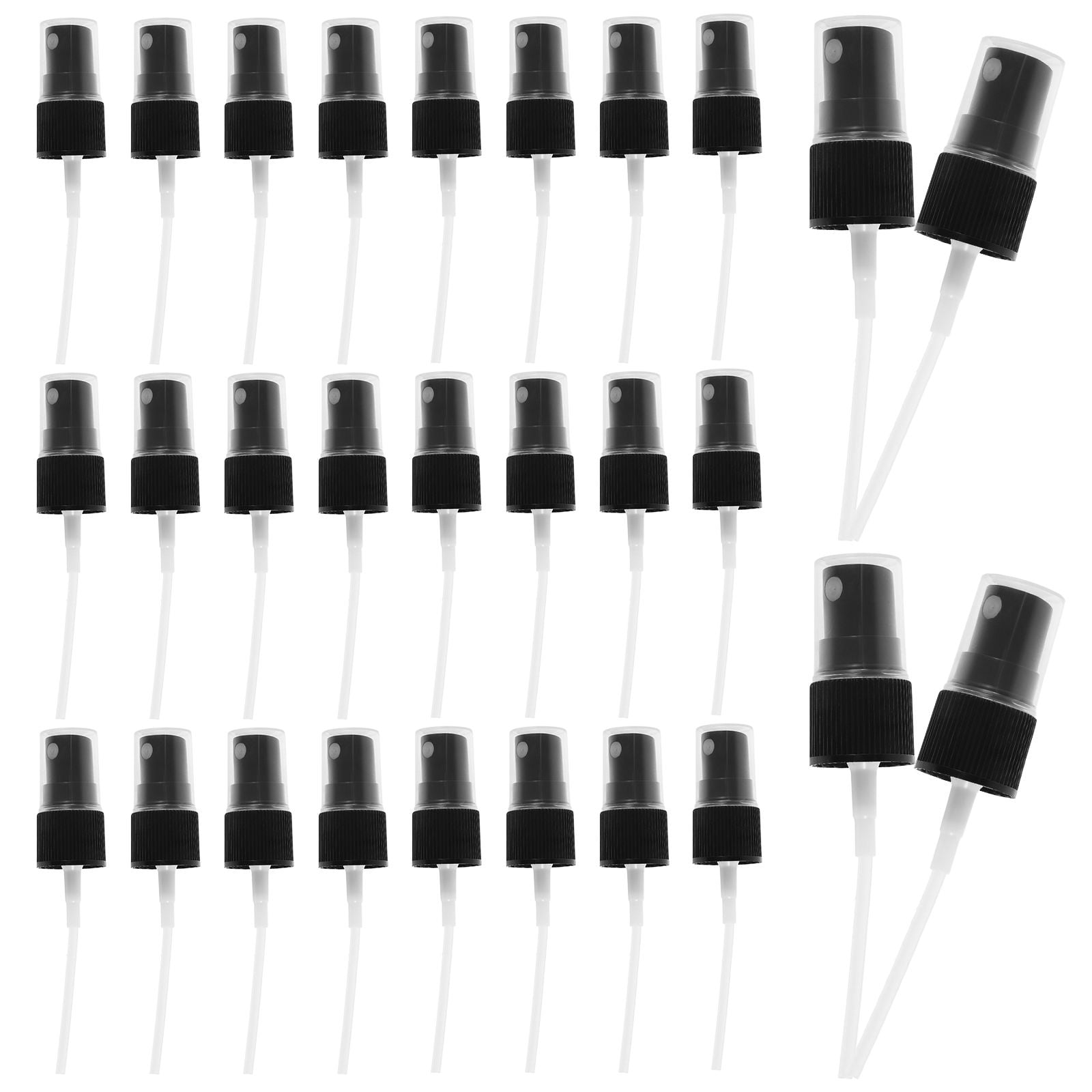 Raindrops 50Pcs Black Reusable Plastic Mist Sprayer for Essential Oil ...