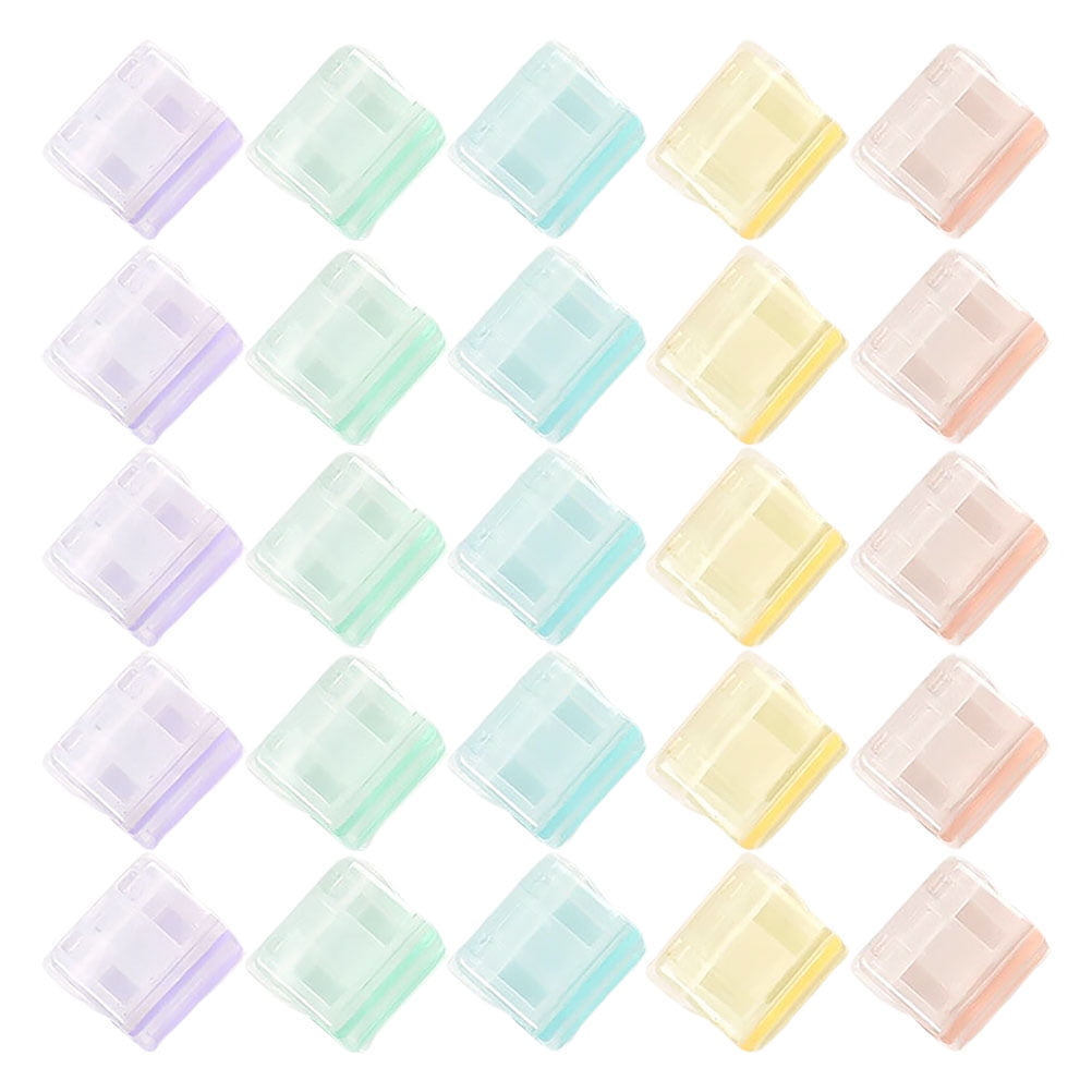 Raindrops Reusable Rectangular Binder Clips 50pcs Assorted Colors ...