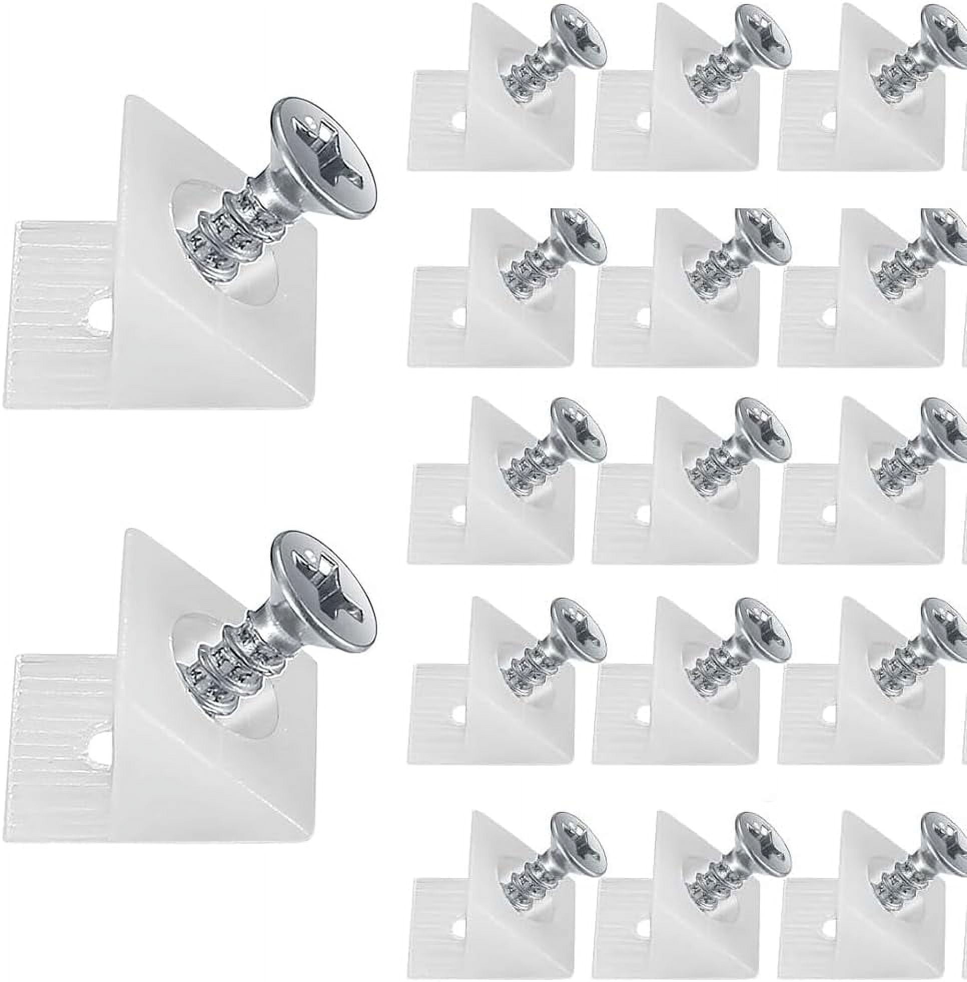 Raindrops 50pcs Plastic Repair Bracket with Self-Tapping Screws Angle ...