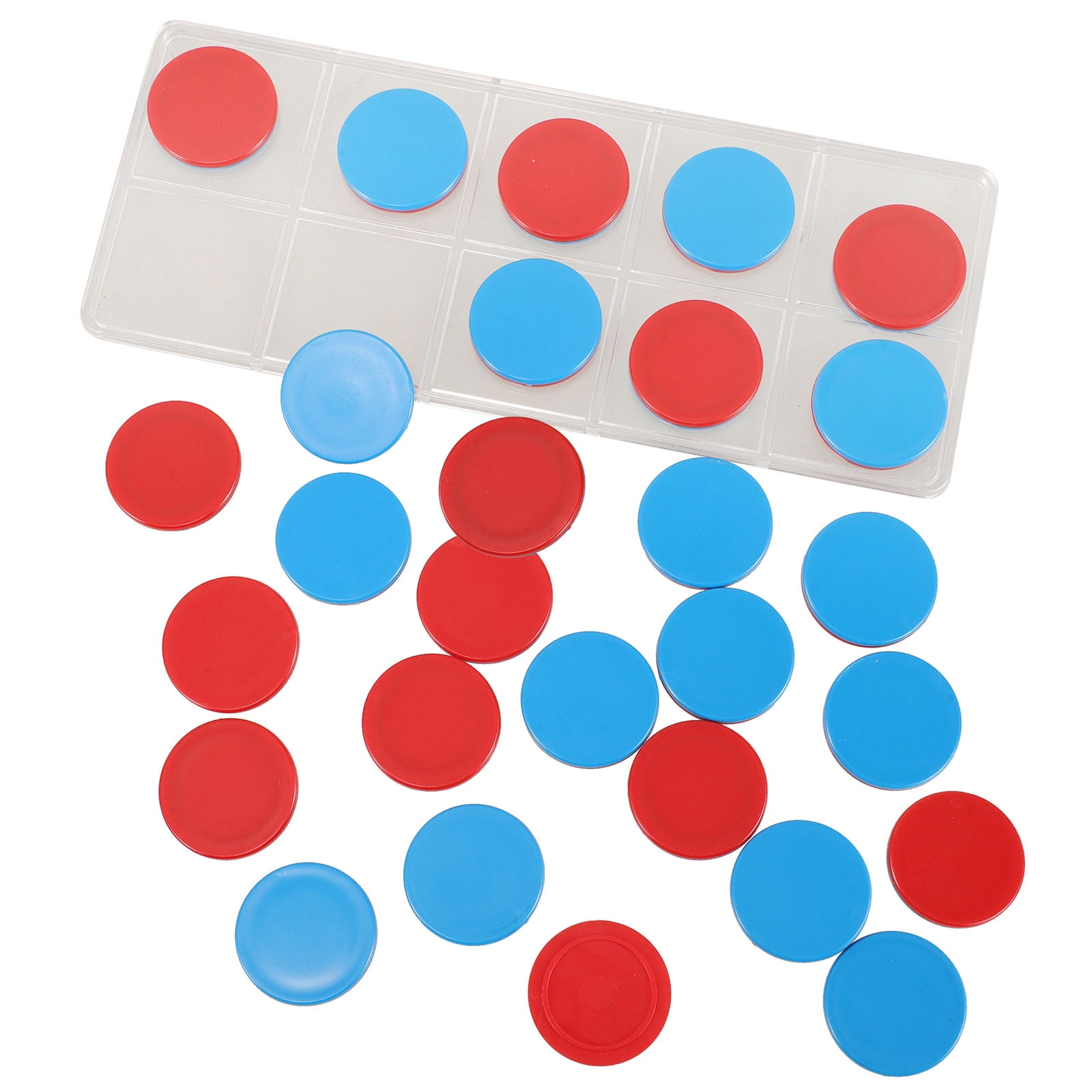 Raindrops 50pcs Plastic Ten Frame Math Discs Chips Game Tokens Counting ...