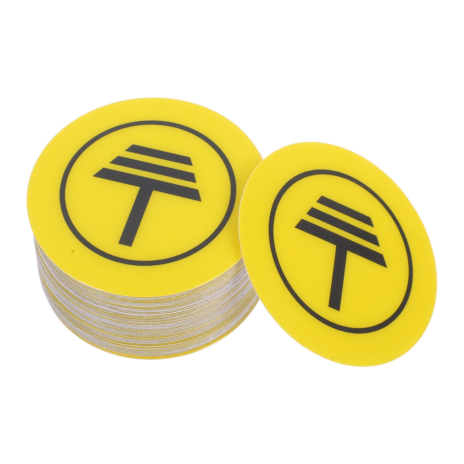 Raindrops 50pcs Reflective Grounding Warning Tags Electric Alert Signs ...