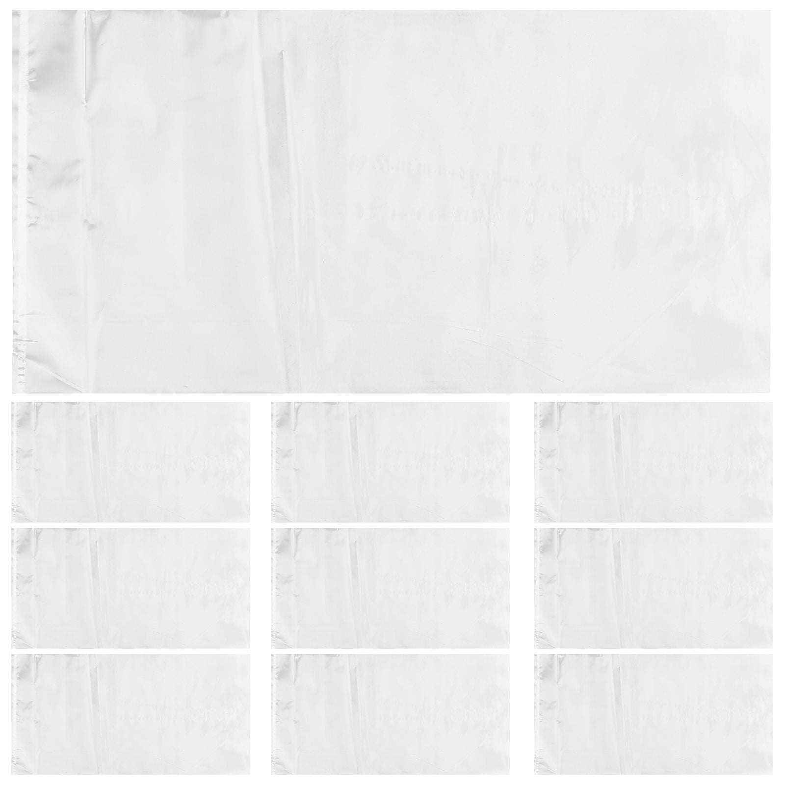 Raindrops 50pcs Transparent PE Fish Bags for Live Fish Transport with ...