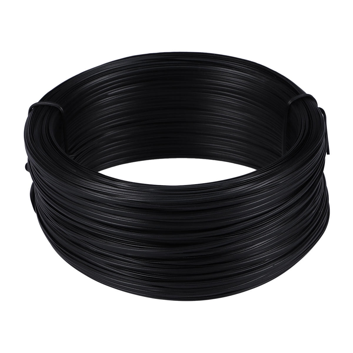Raindrops 55 Meters Coated Garden Wire Adhesive Cable Ties Plant Black ...