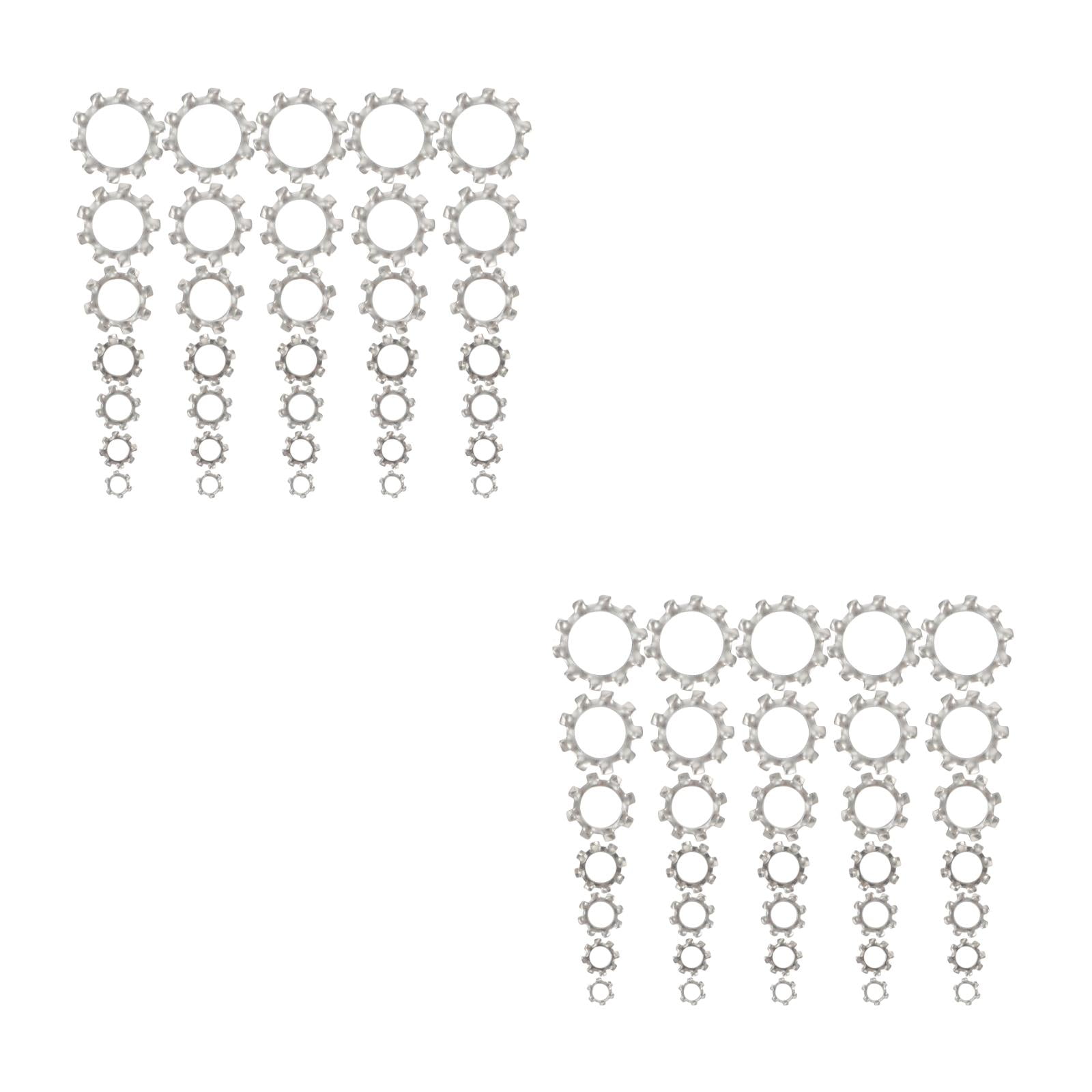 Raindrops 560 pcs External Serrated Lock Washer Professional Washer ...